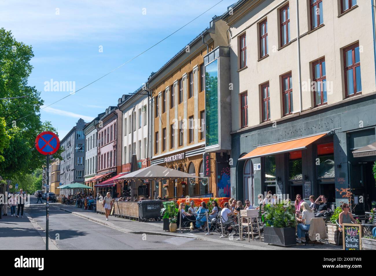 Norway, Oslo, Grünerlokka district, street life Stock Photo - Alamy