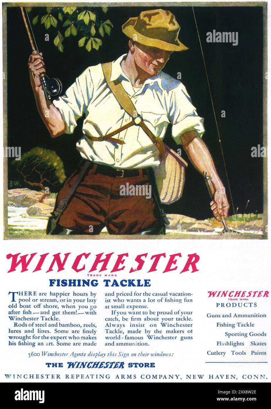Winchester fishing tackle hi-res stock photography and images - Alamy