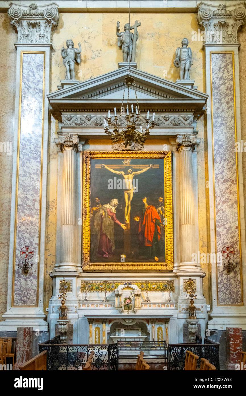 France, Herault, Montpellier, historic center, Notre Dame des Tables ...
