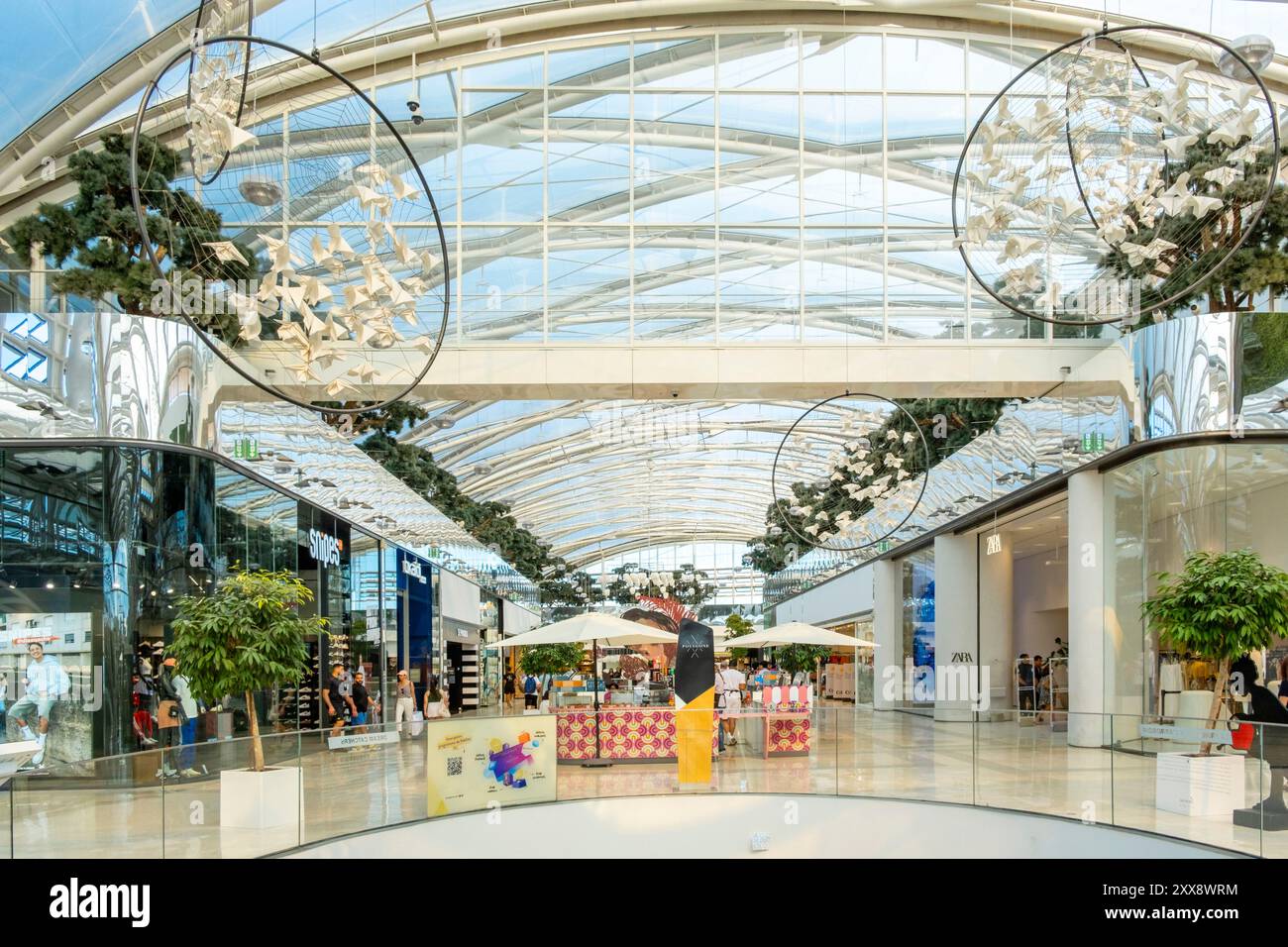 France, Herault, Montpellier, historic center, the Polygone shopping ...