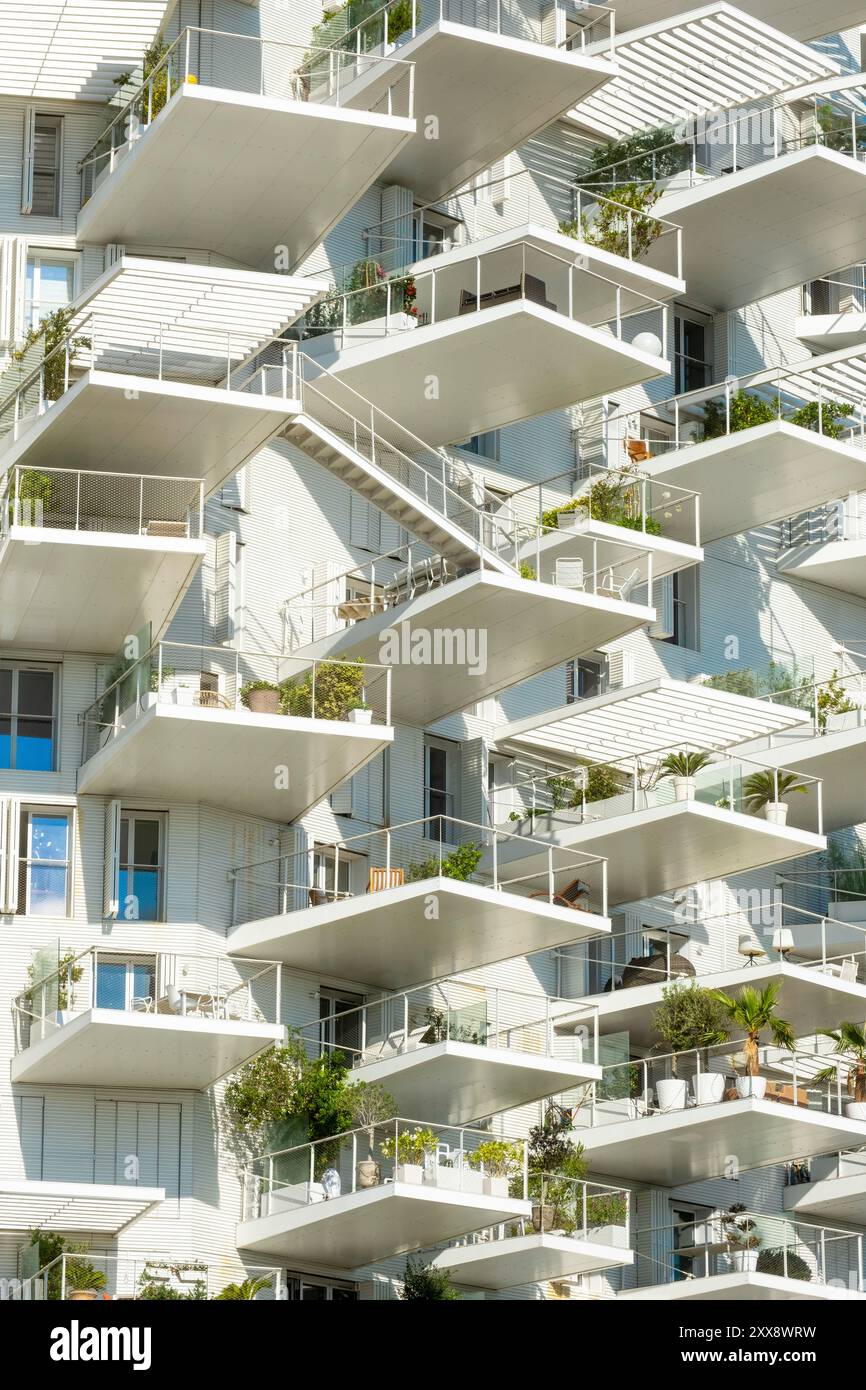 France, Herault, Montpellier, Richter district, the L'Arbre Blanc ...