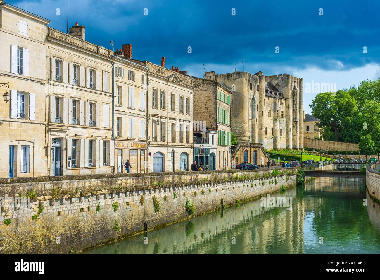 France, Deux Sevres, Marais Poitevin interregional park labelled Grand ...