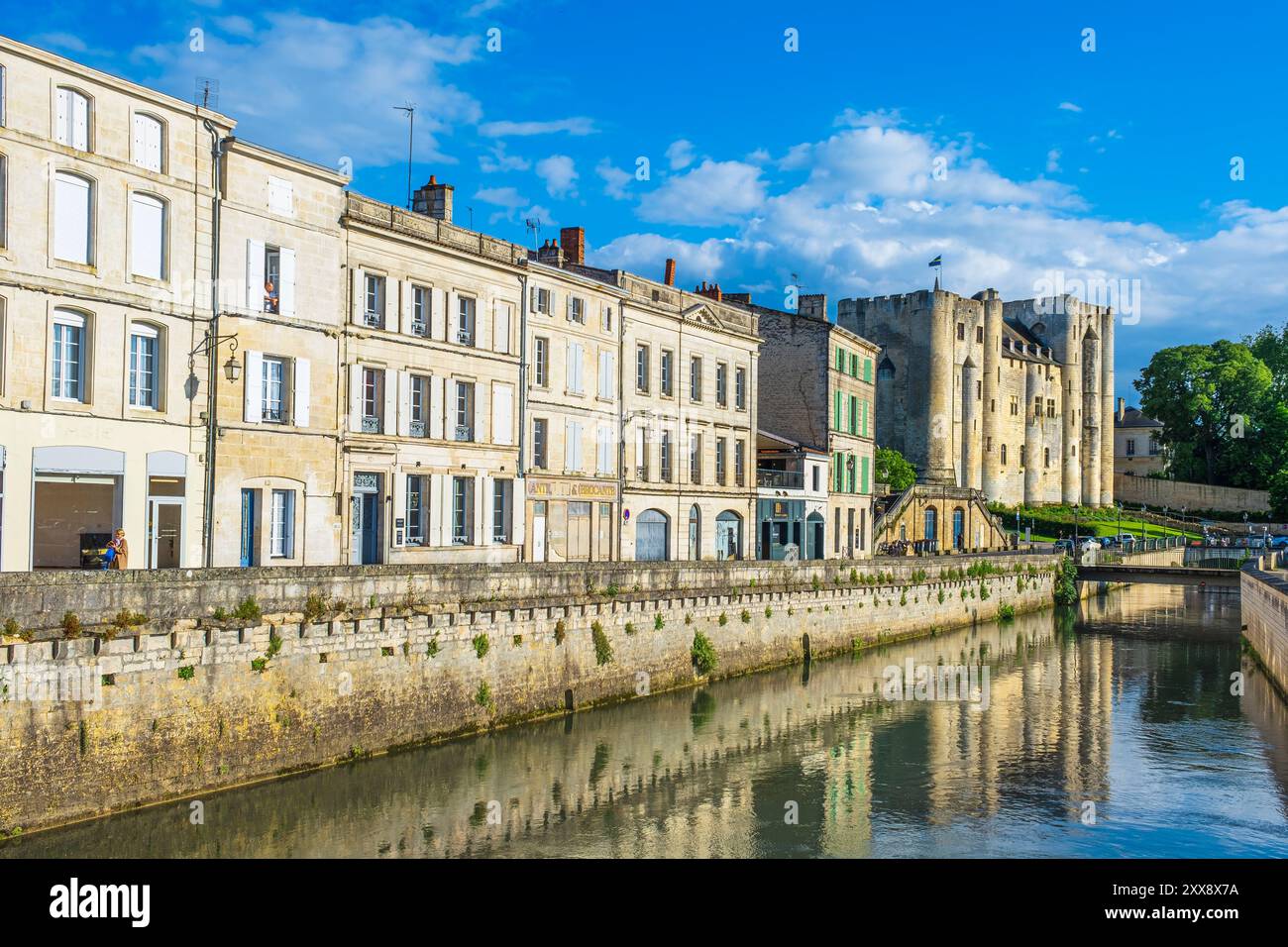 France, Deux Sevres, Marais Poitevin interregional park labelled Grand ...