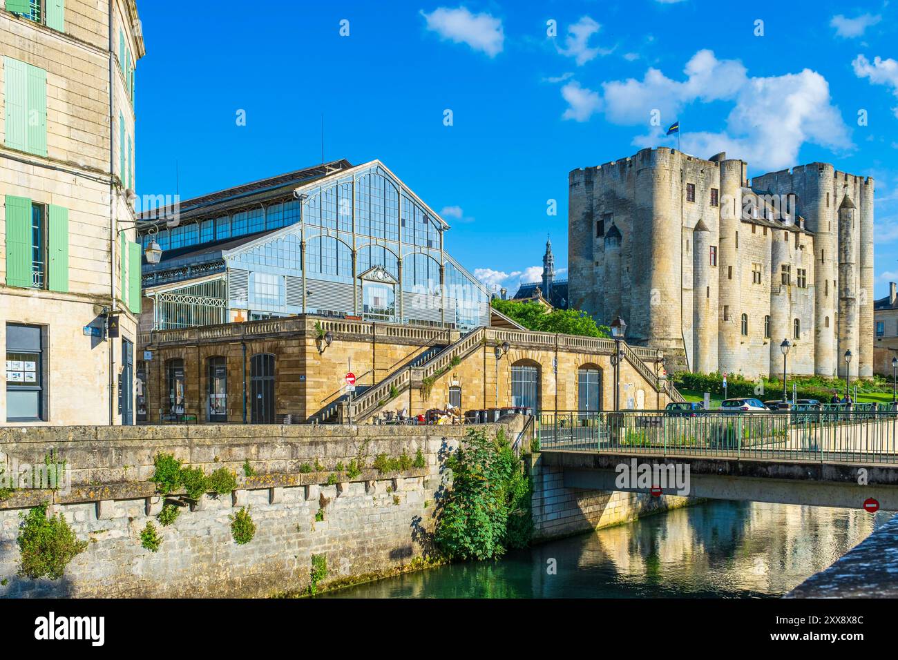 France, Deux Sevres, Marais Poitevin interregional park labelled Grand ...