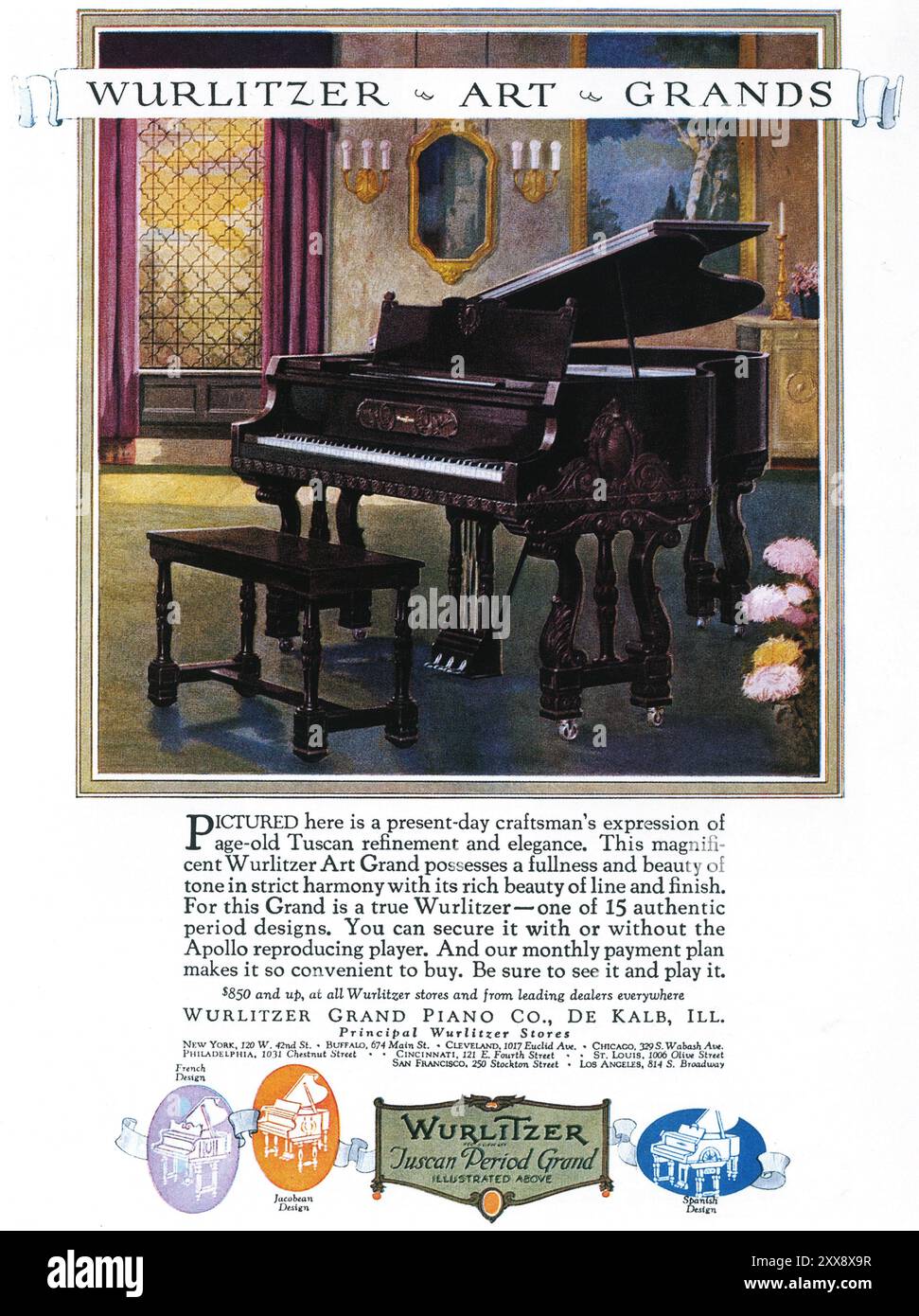 Wurlitzer ad hi-res stock photography and images - Alamy