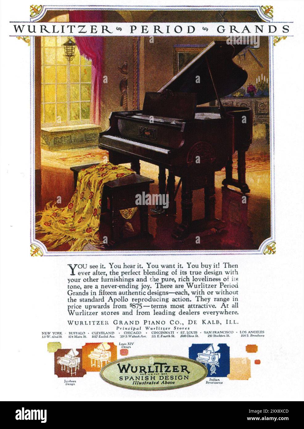 Wurlitzer ad hi-res stock photography and images - Alamy