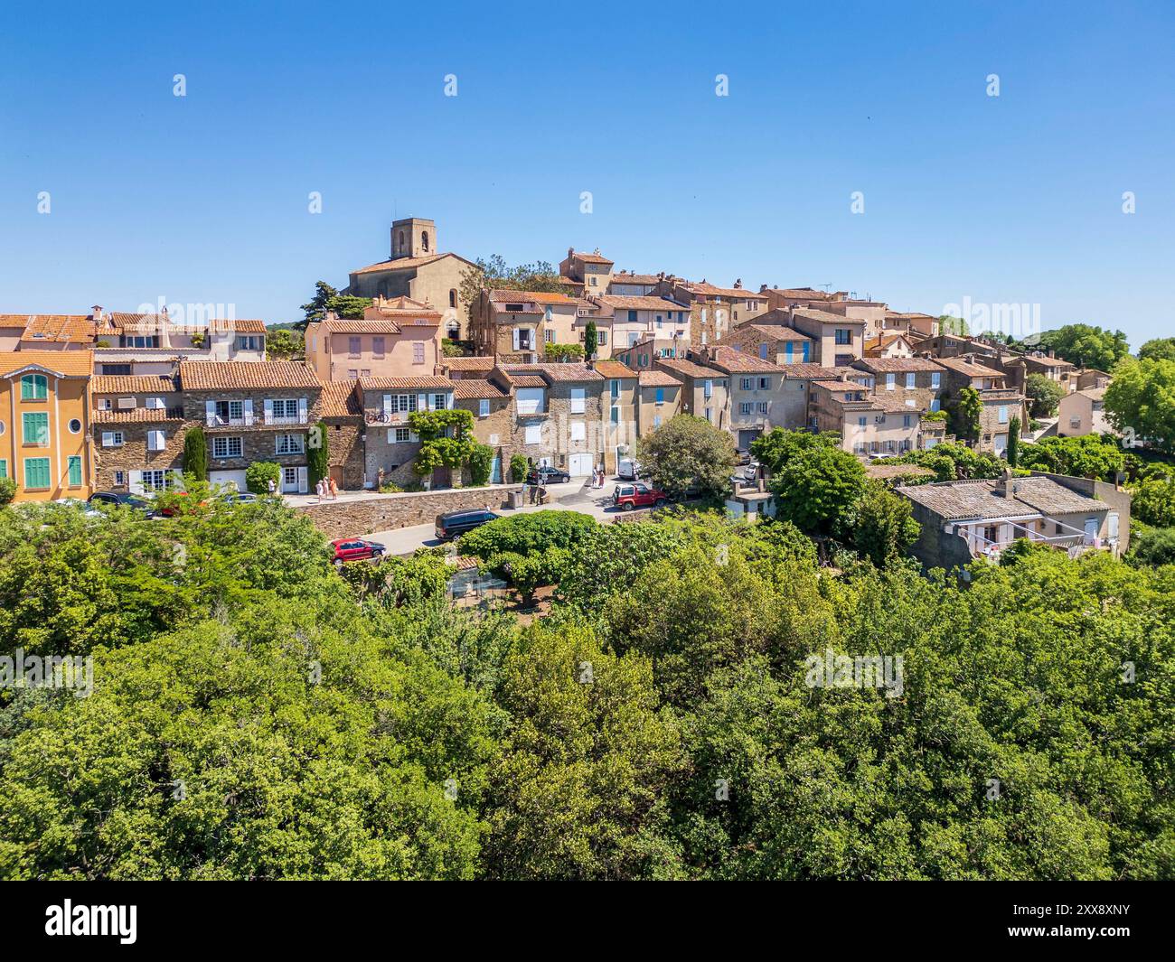 France, Var, Gassin, labeled the most beautiful villages of France, the ...