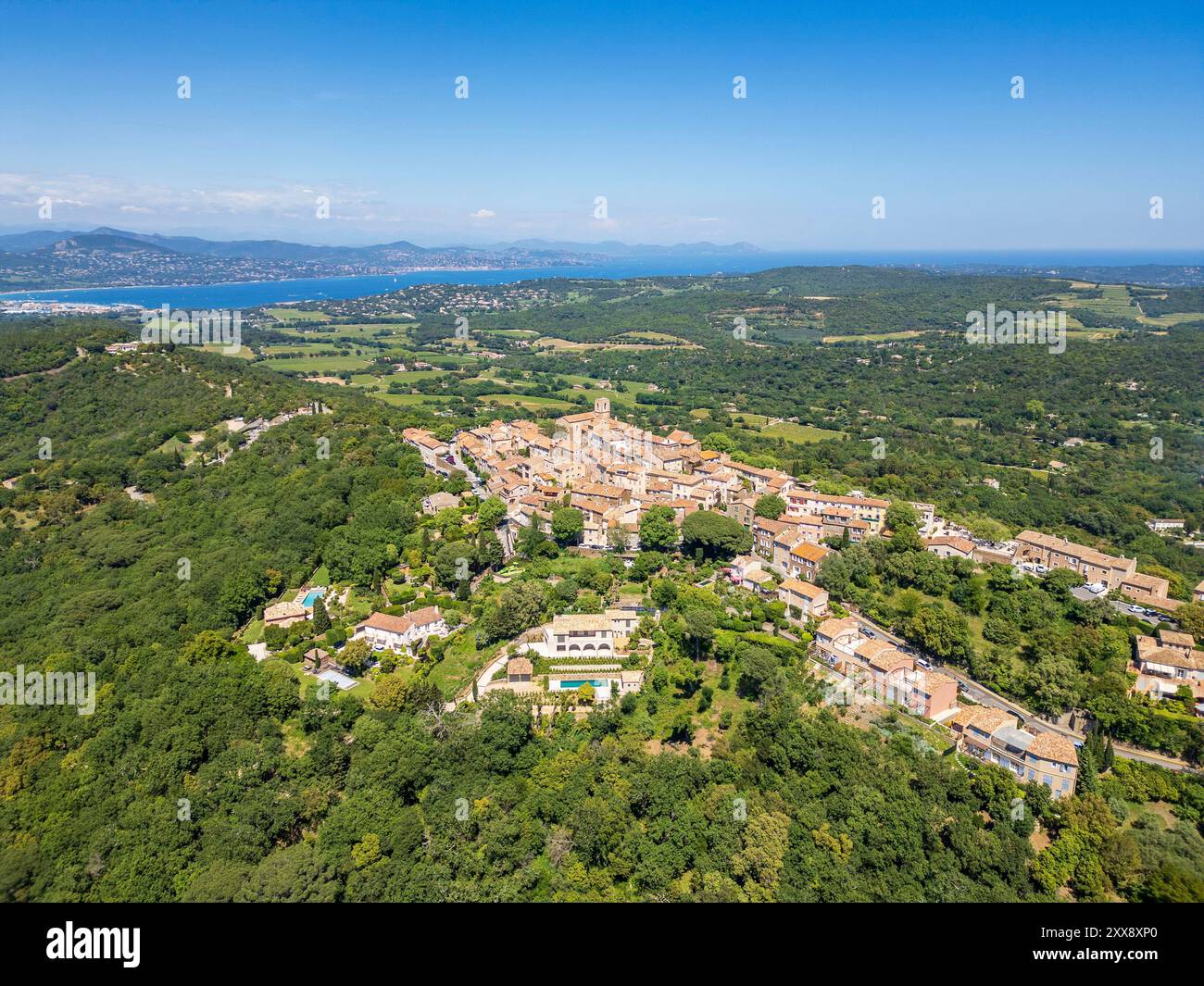 France, Var, Gassin, labeled the most beautiful villages of France ...