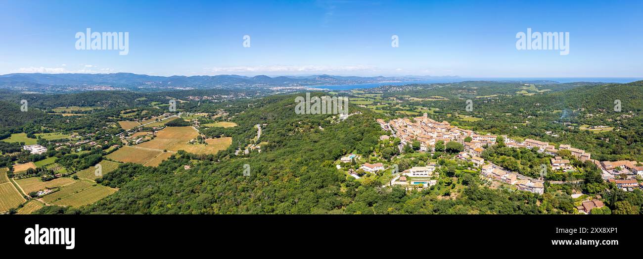 France, Var, Gassin, labeled the most beautiful villages in France ...