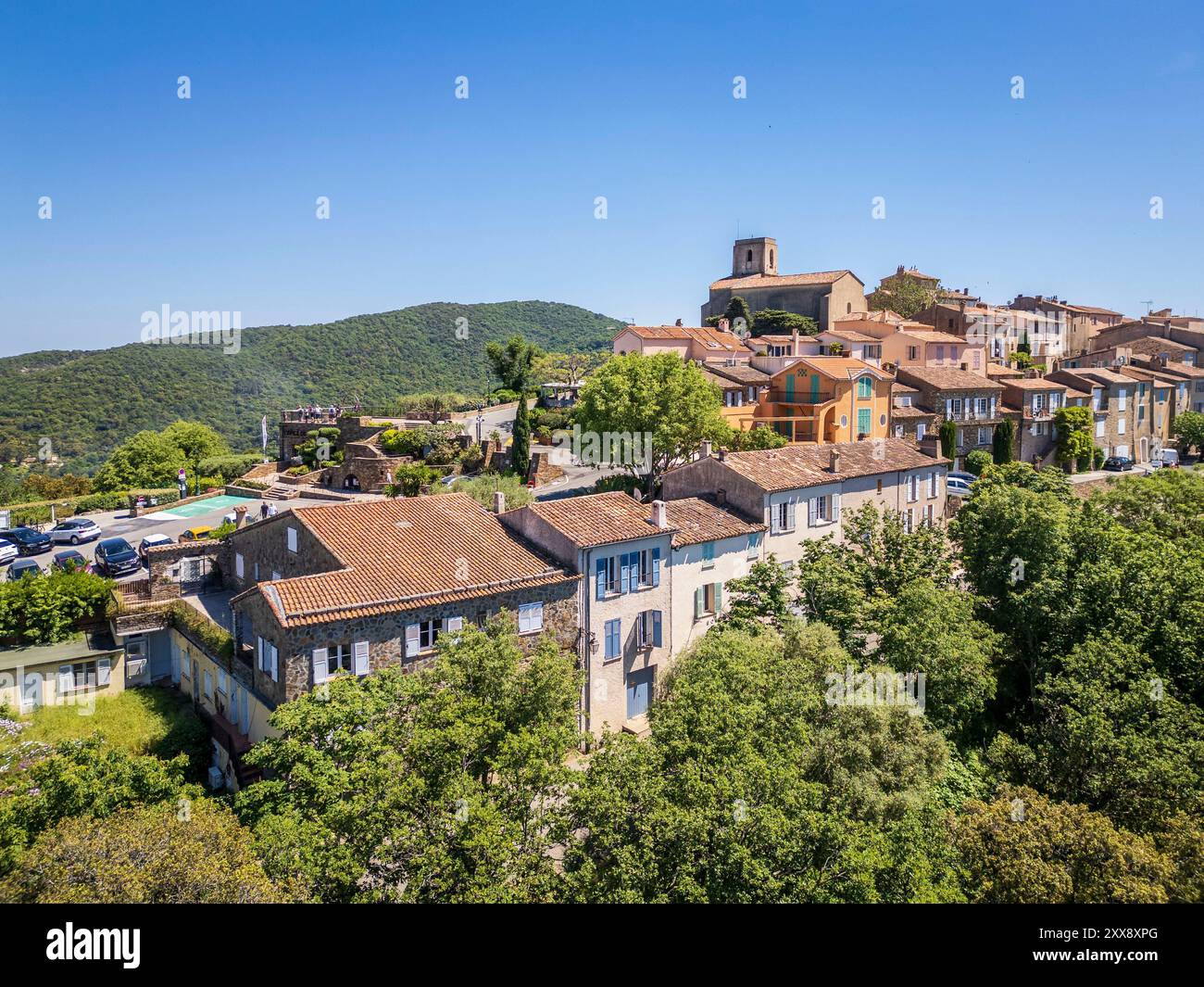 France, Var, Gassin, labeled the most beautiful villages of France, the ...