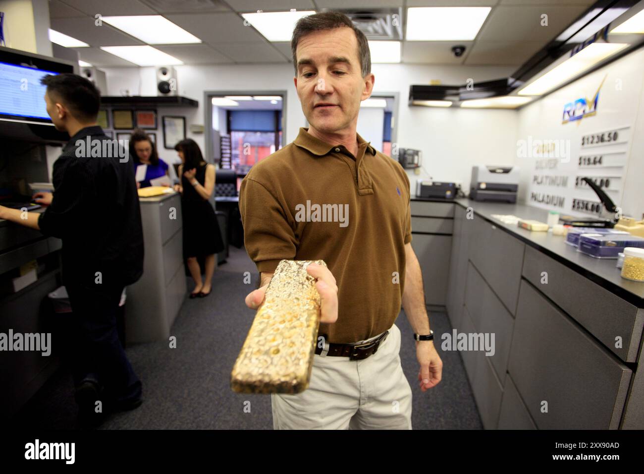 Jamie Ross runs the company Ross Precious Metals, and makes good money ...