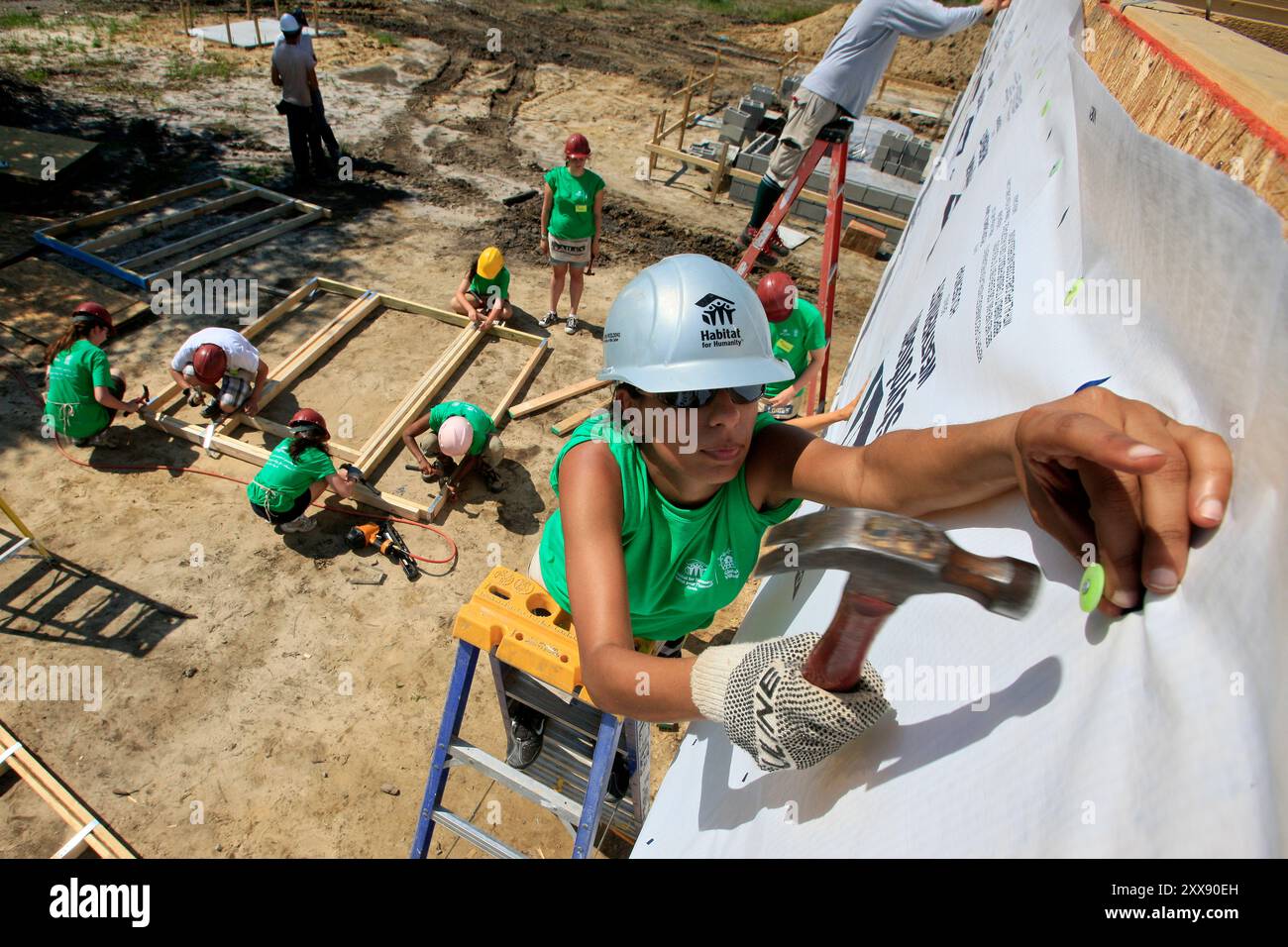 Habitat for Humanity keep building new houses in the areas destroyed by ...