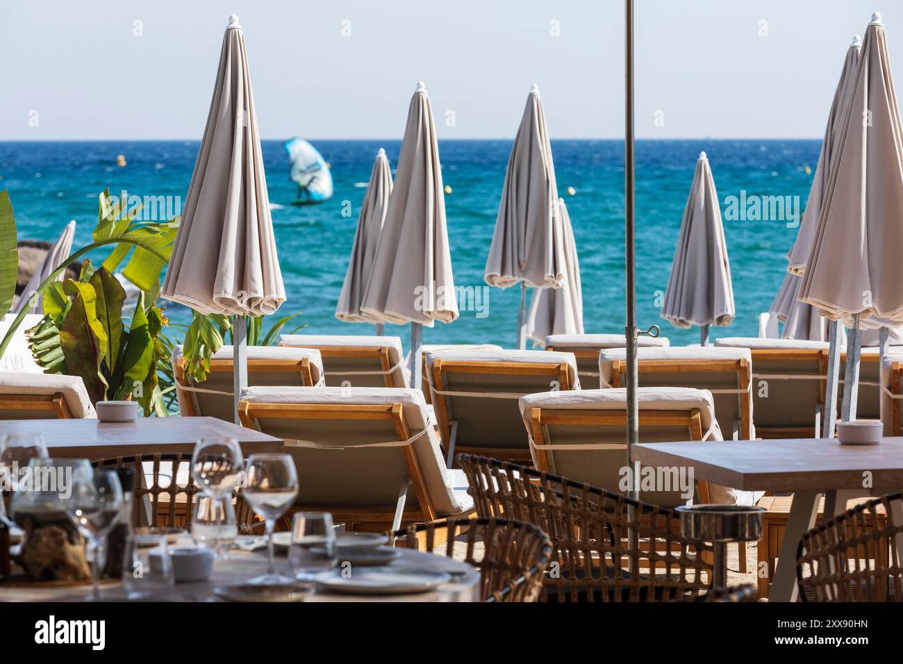 France, Alpes Maritimes, Mandelieu La Napoule, Robinson beach, Cala Mia ...