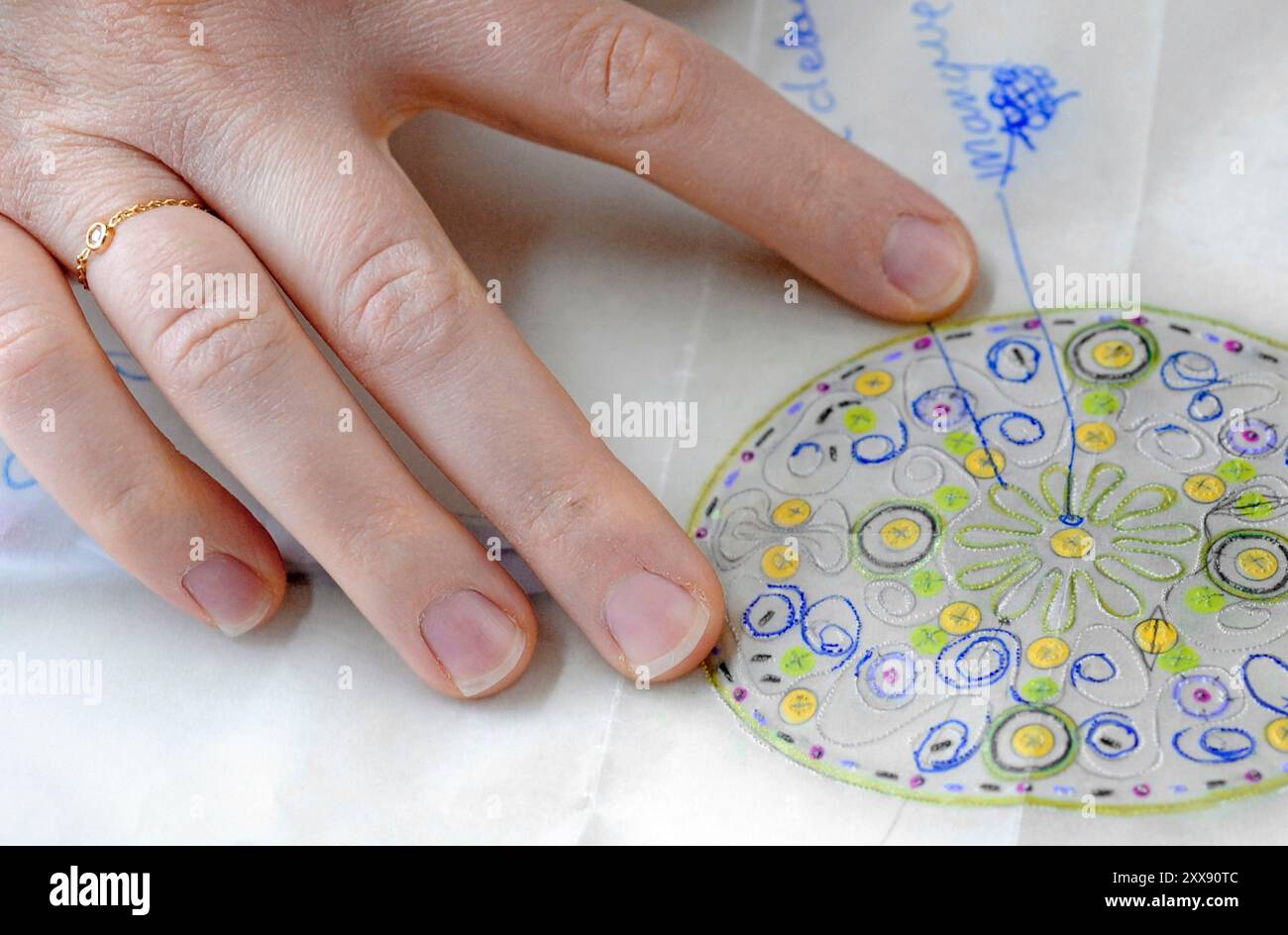 Lesage embroidery hi-res stock photography and images - Alamy