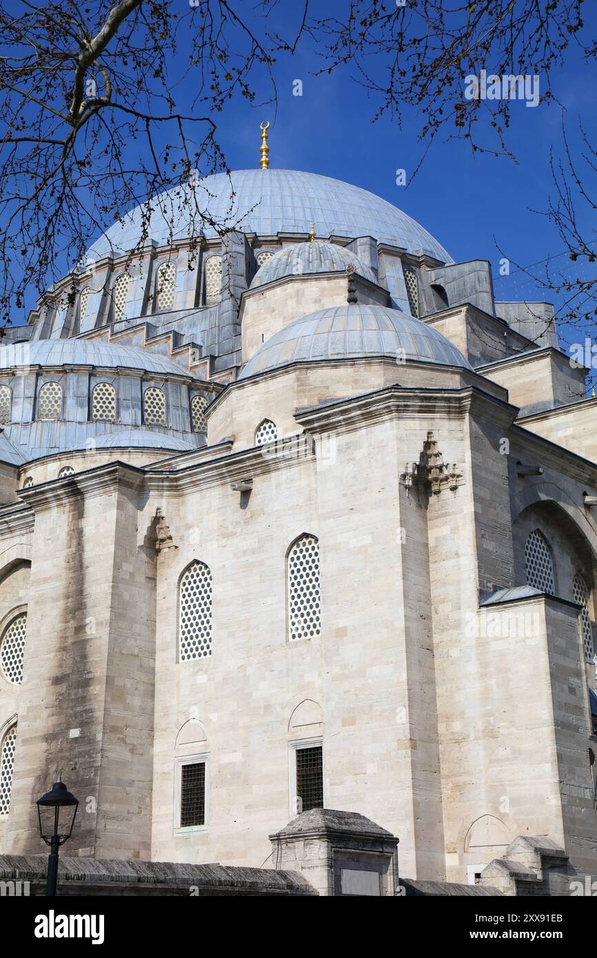 Suleymaniye Mosque in Istanbul, Turkey. Landmark also known as the ...