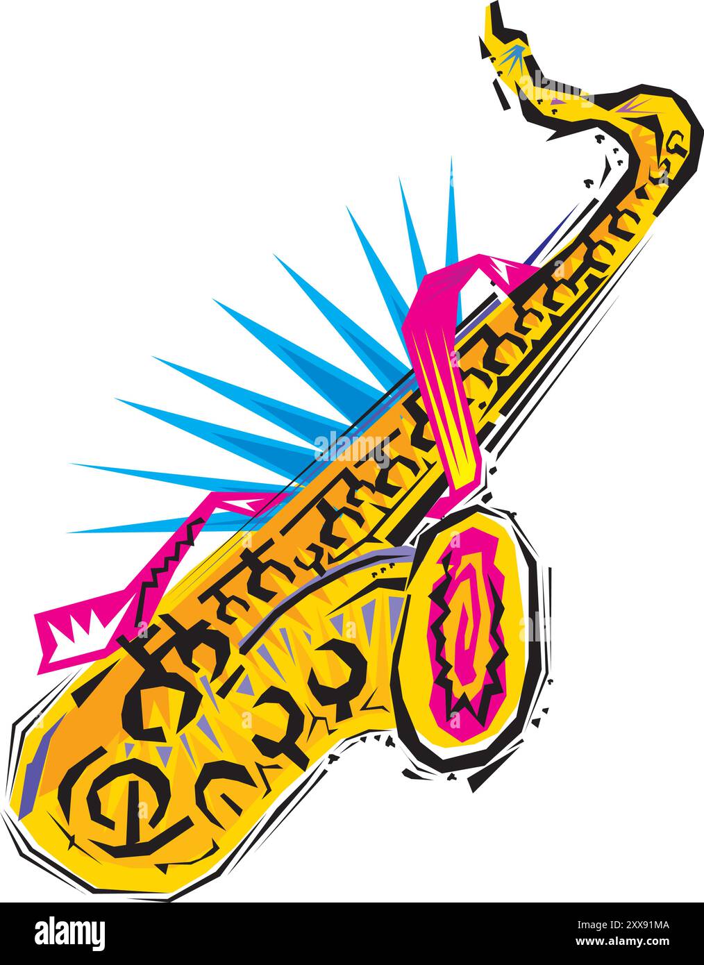 Cello saxophone Cut Out Stock Images & Pictures - Alamy