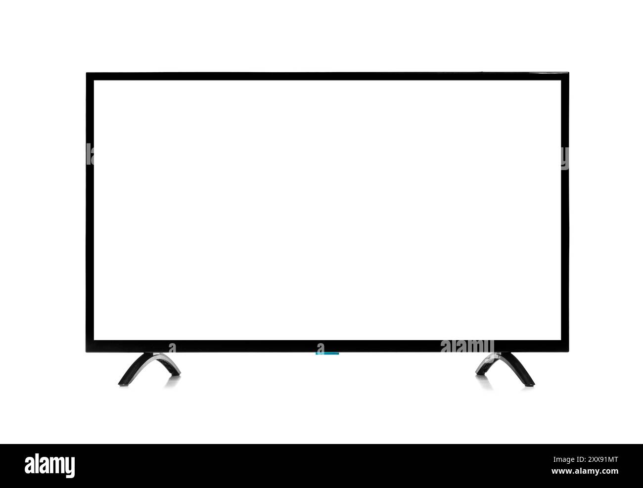 Smart TV isolated on white background Stock Photo - Alamy
