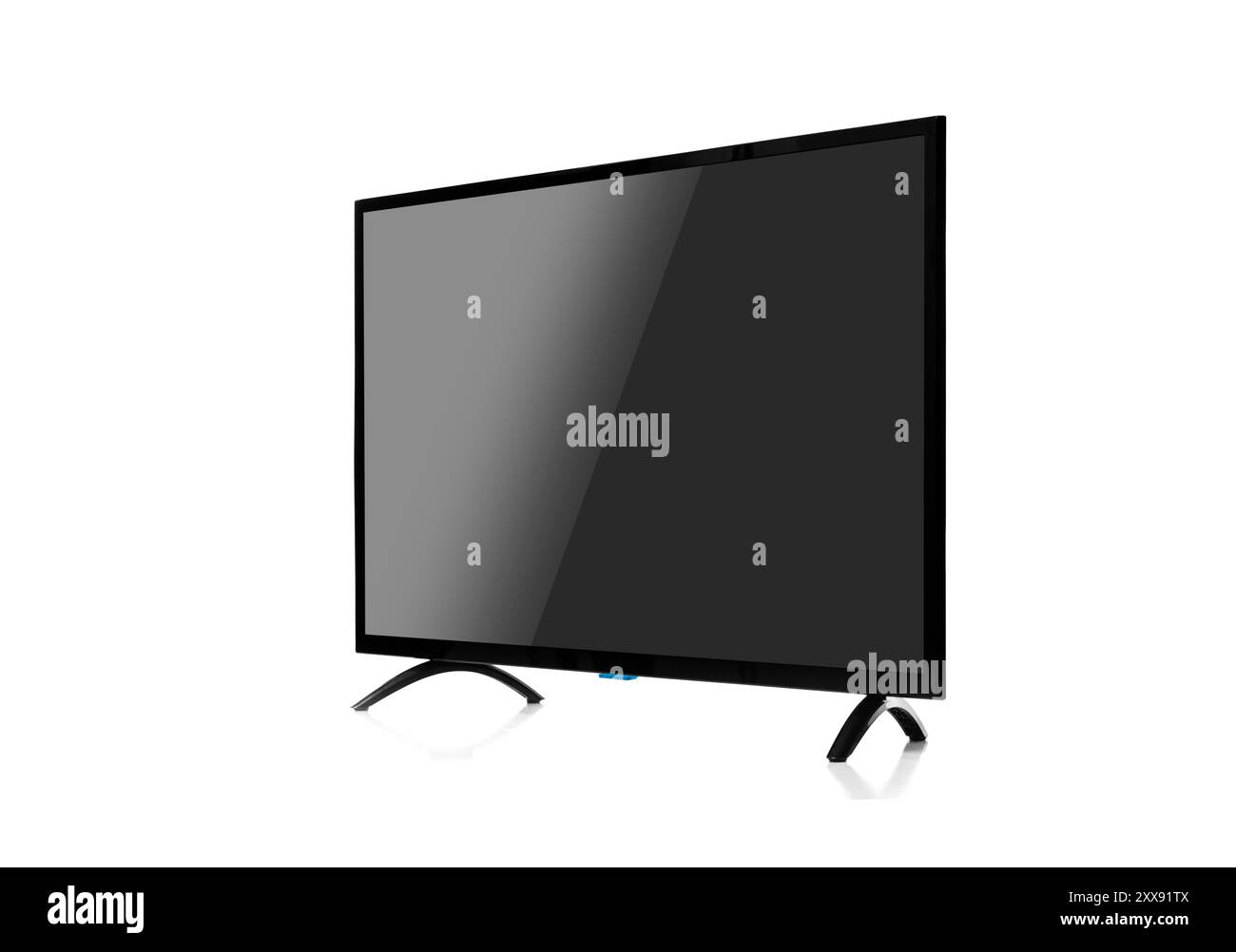 Smart TV isolated on white background Stock Photo - Alamy