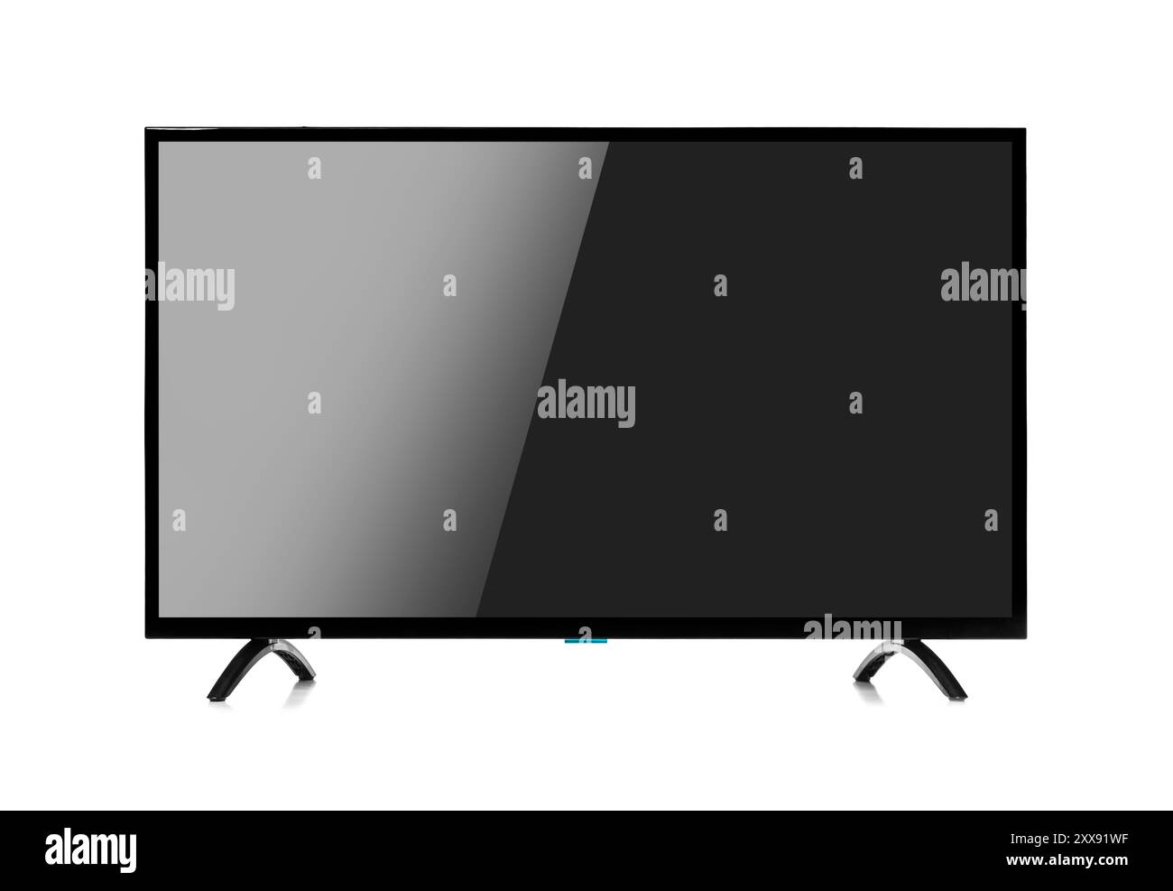 Smart TV isolated on white background Stock Photo - Alamy