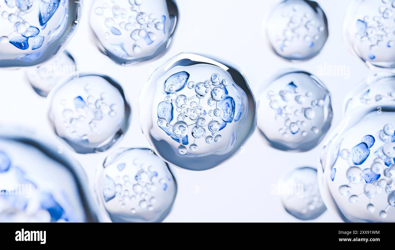 molecules or atoms, molecular structure, biochemical. chemical formula ...