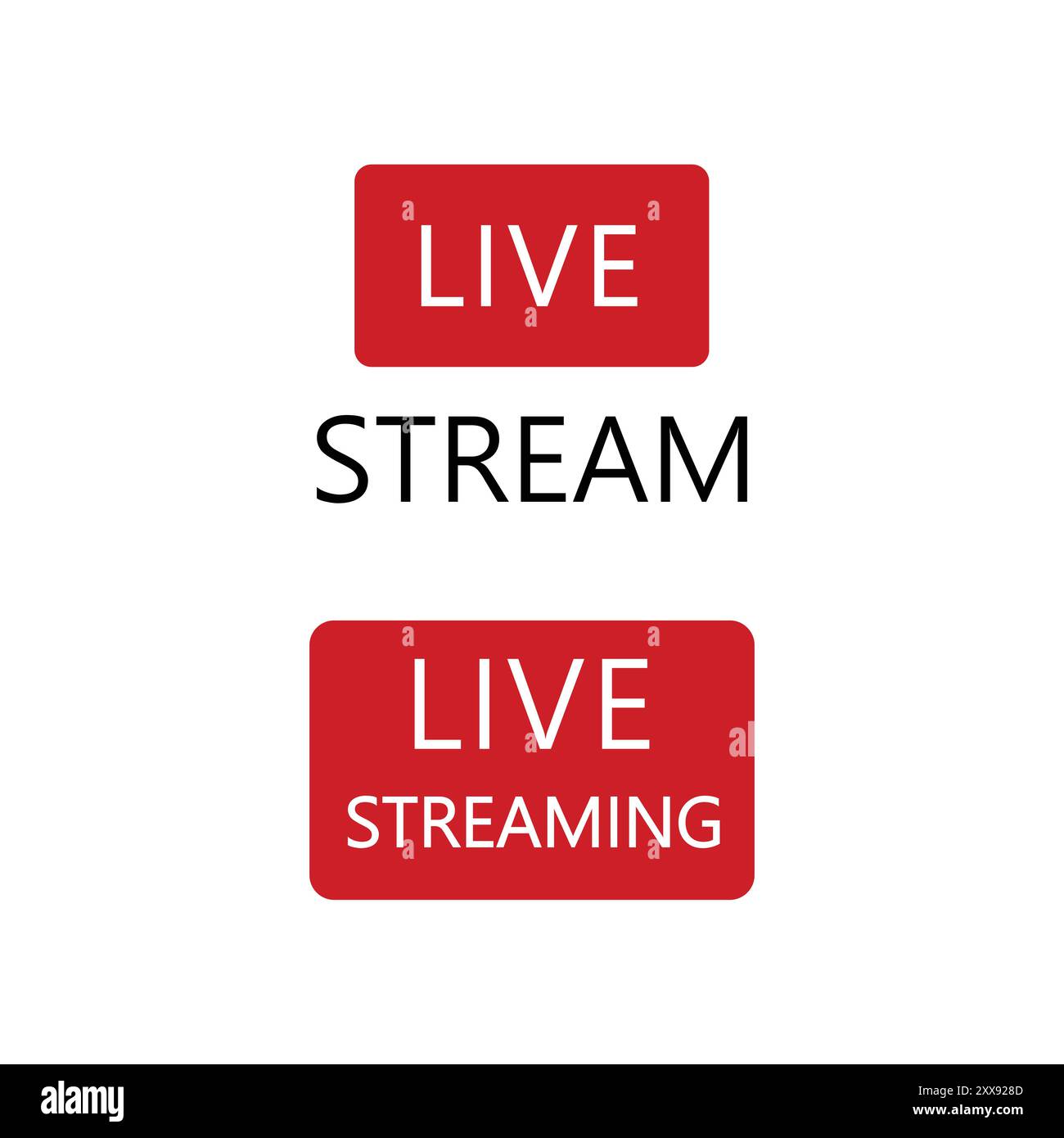 Streaming environment Stock Vector Images - Alamy