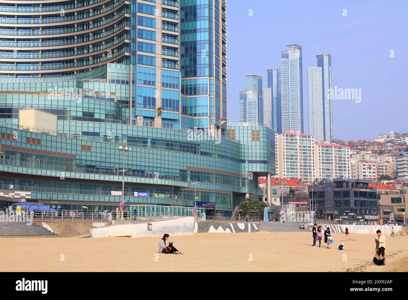 BUSAN, SOUTH KOREA - MARCH 29, 2023: People visit Haeundae LCT The ...