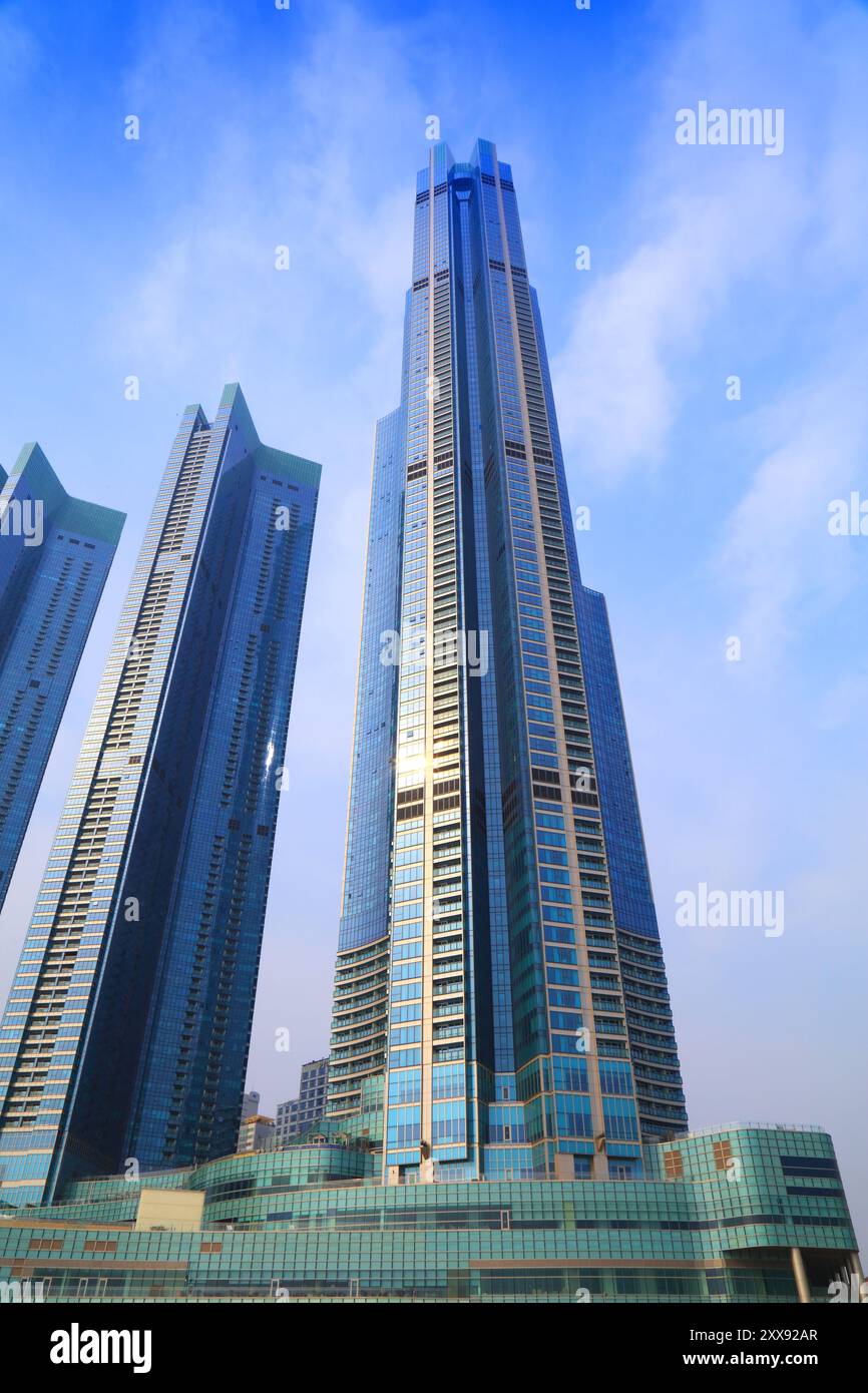 BUSAN, SOUTH KOREA - MARCH 29, 2023: Haeundae LCT The Sharp modern ...
