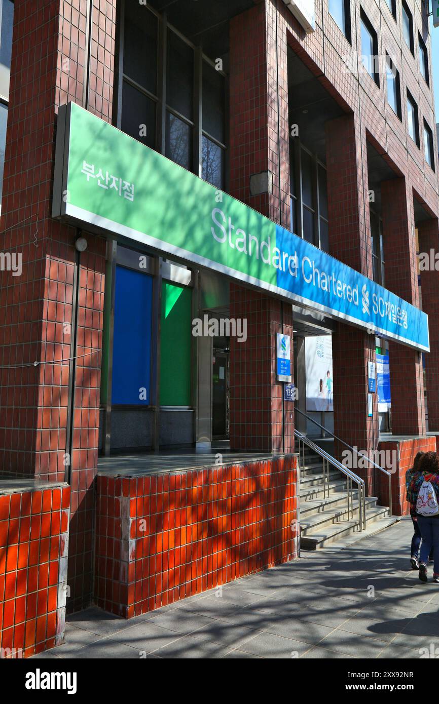 BUSAN, SOUTH KOREA - MARCH 28, 2023: Standard Chartered Bank (SC Bank ...