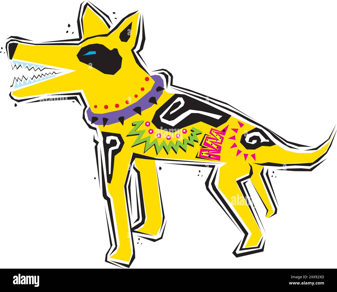 American foxhound sticker hi-res stock photography and images - Alamy