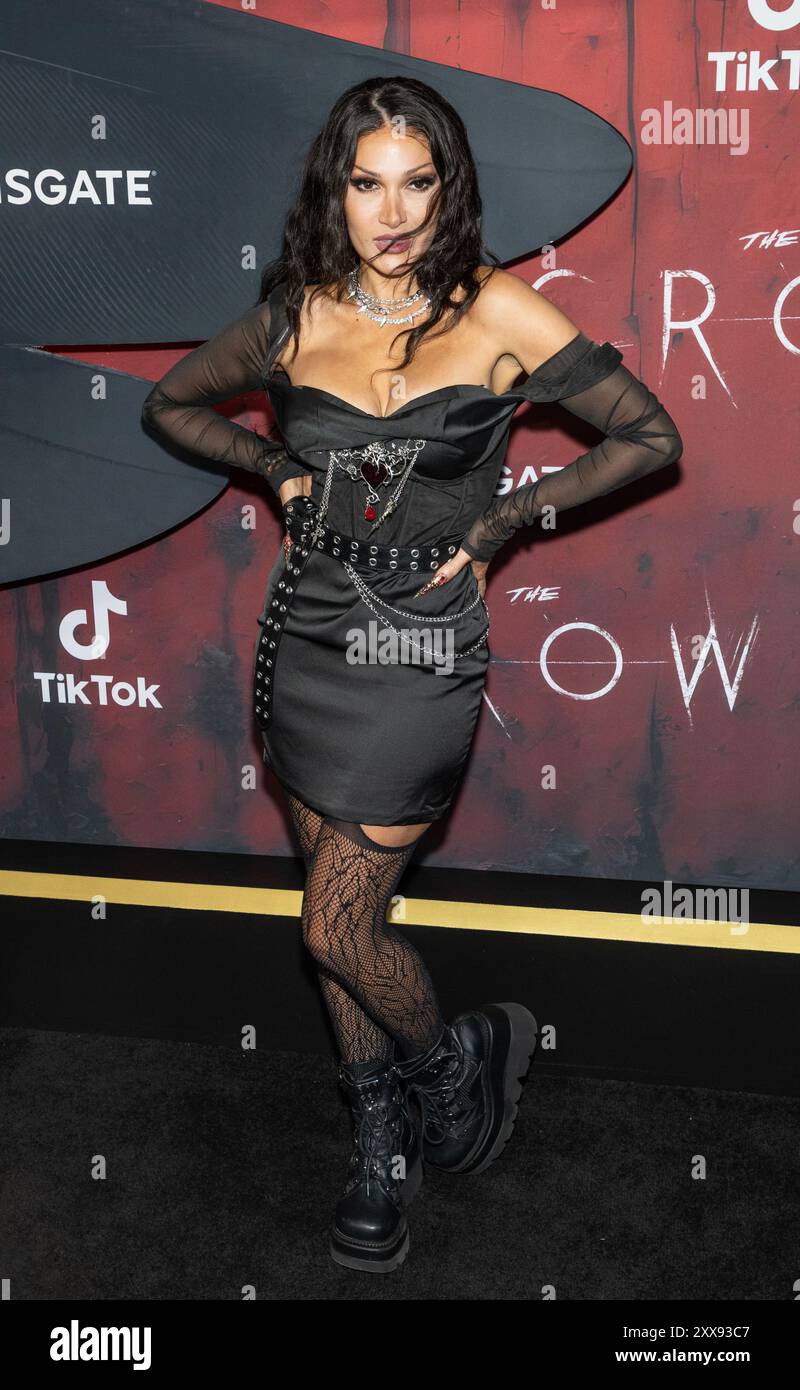 Rebecca Victoria Hardy, AKA Reby Sky attends 'The Crow' by Lionsgate ...