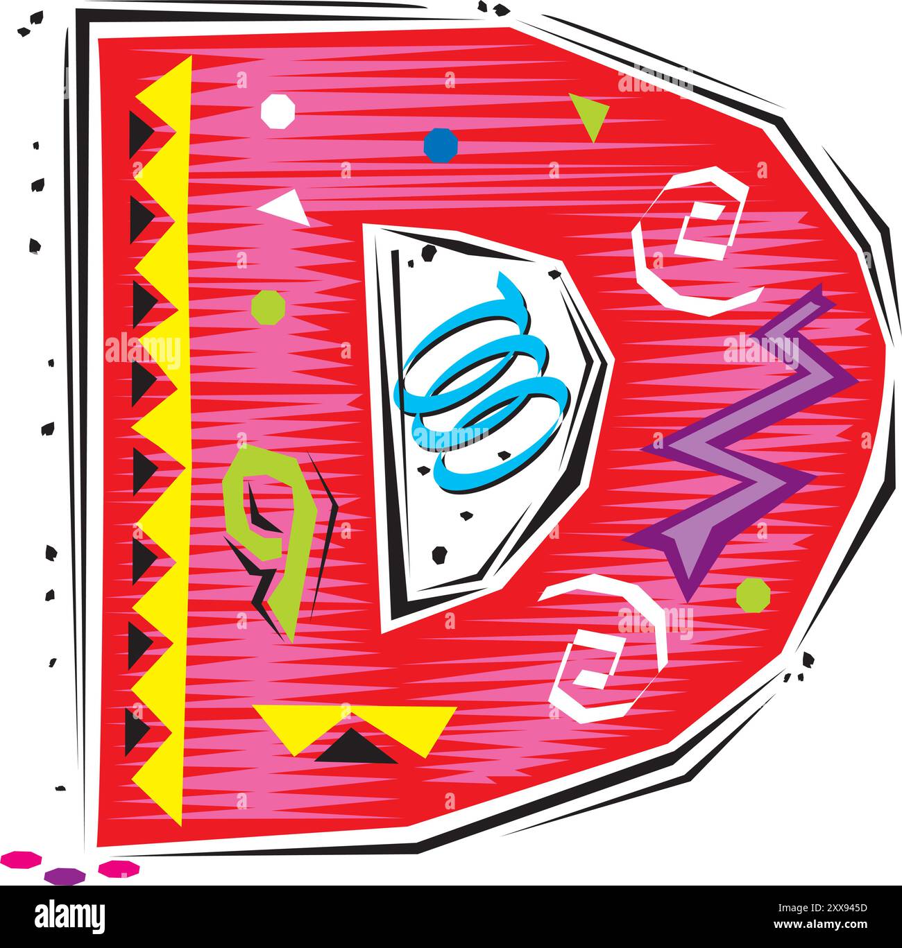 A cartoon illustration of a letter d hi-res stock photography and ...