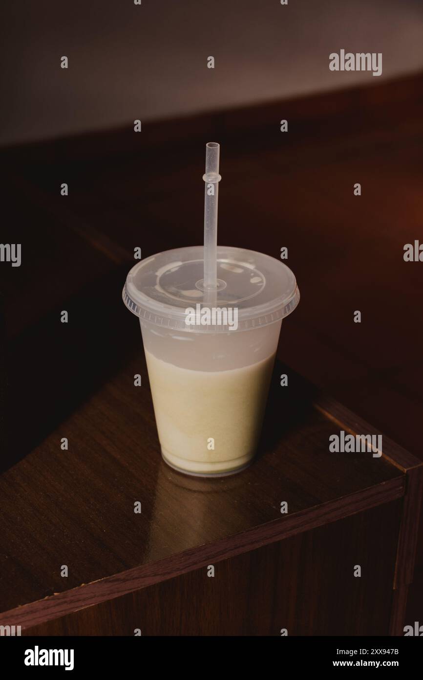 Matcha iced latte hi-res stock photography and images - Alamy