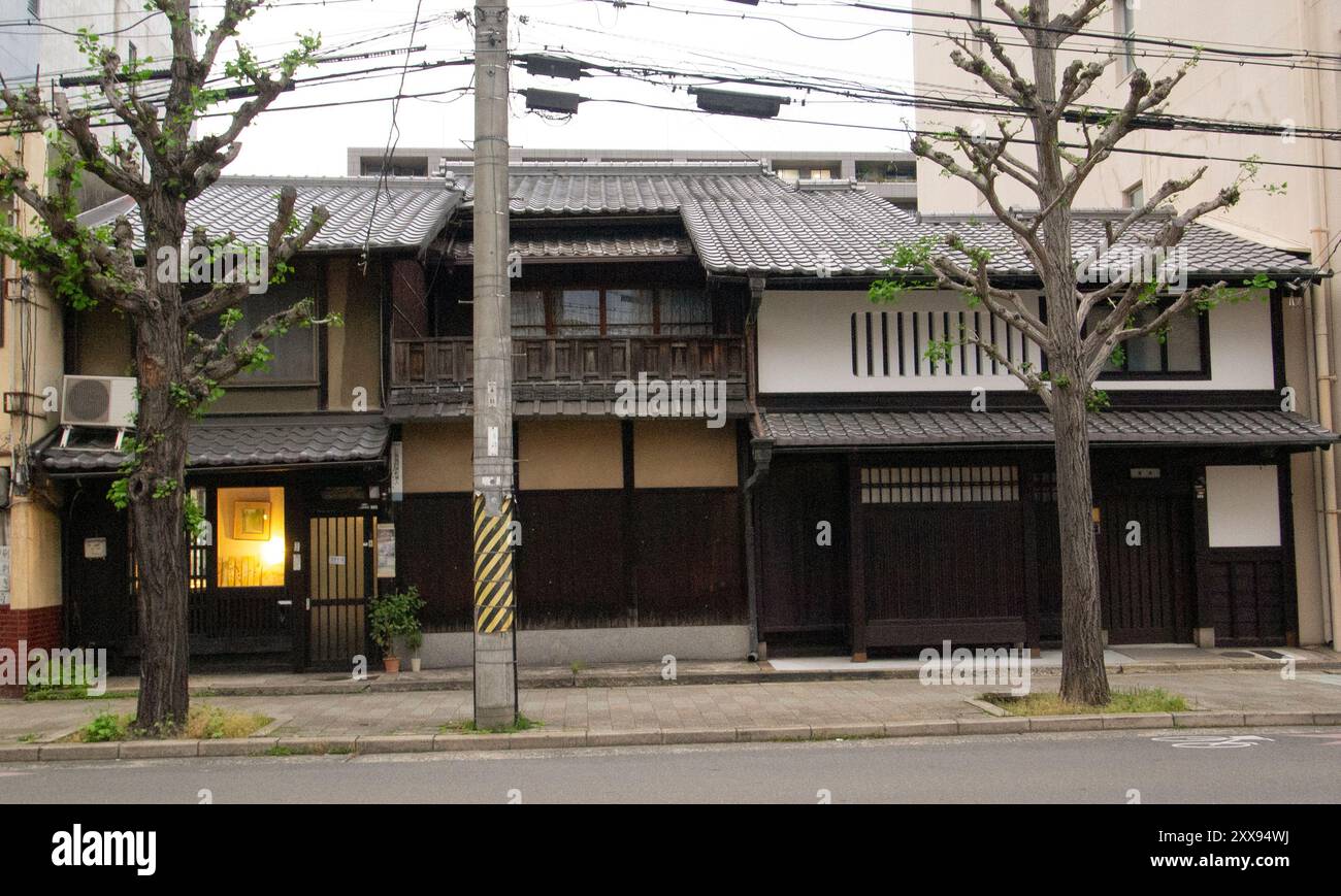 Kyomachiya (Traditional house) at Kyoto Stock Photo - Alamy
