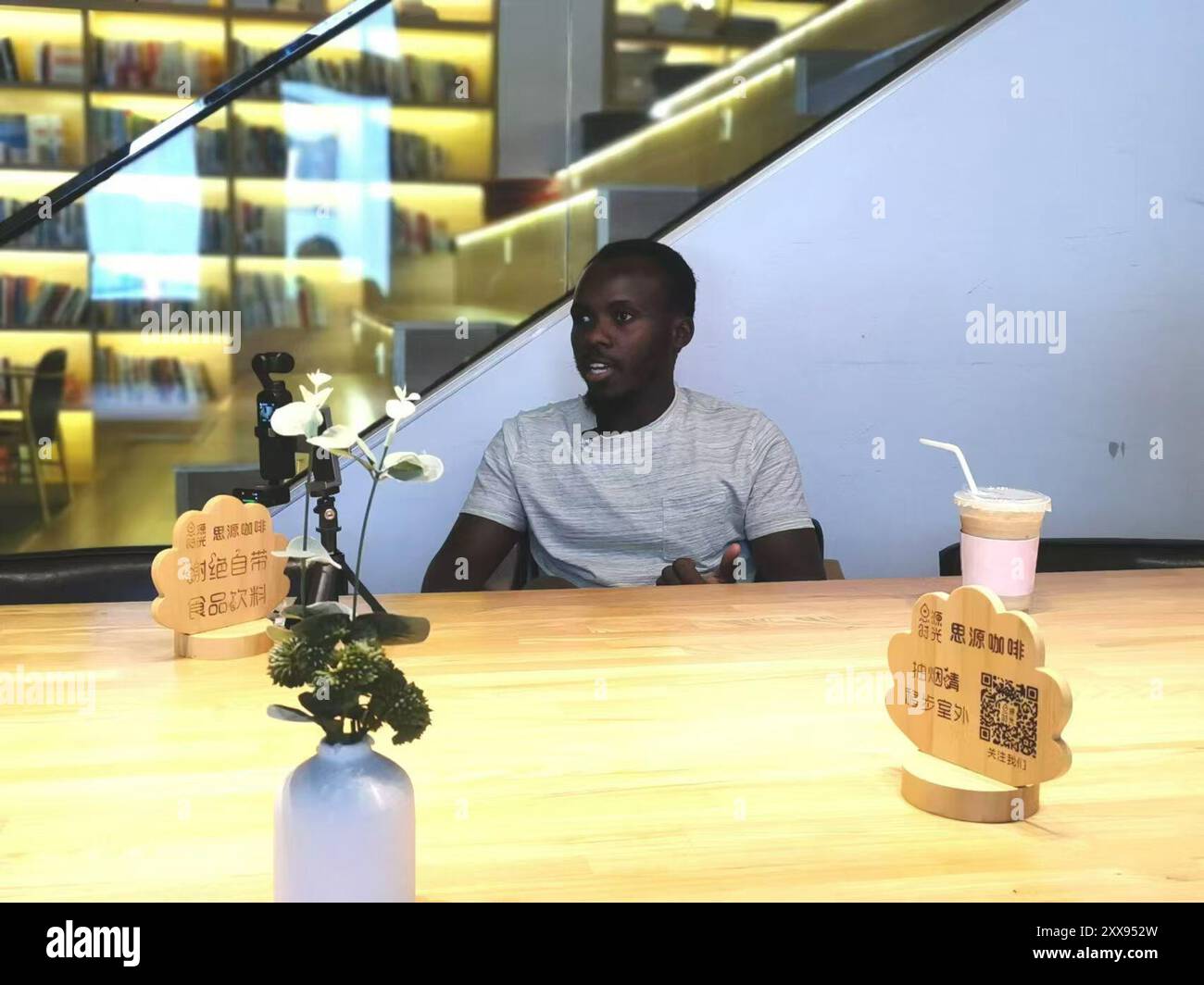 Beijing, China. 10th Aug, 2024. Jamlick Mwangi Kariuki, who is ...