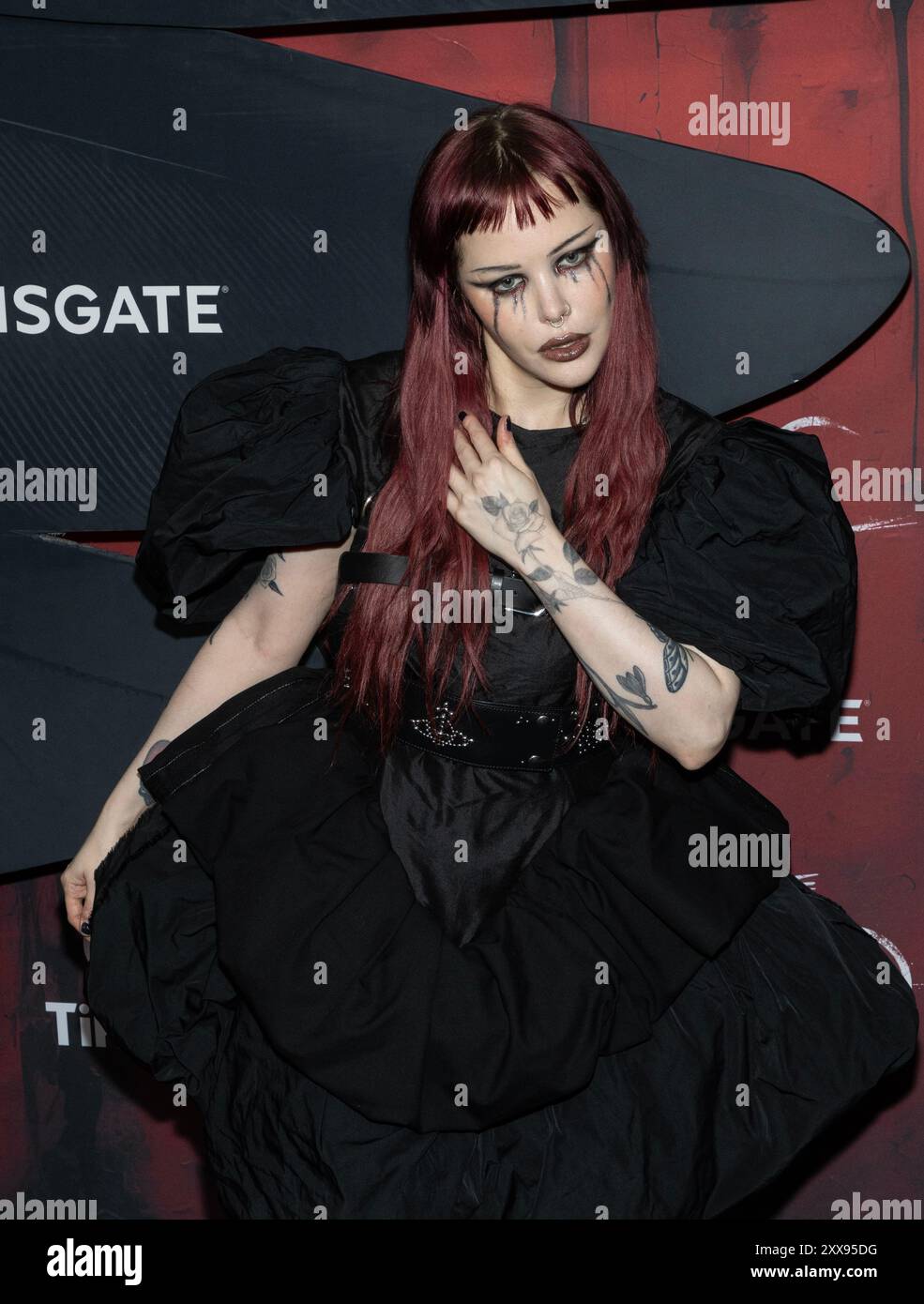 Alice Glass attends 'The Crow' by Lionsgate world premiere at The ...
