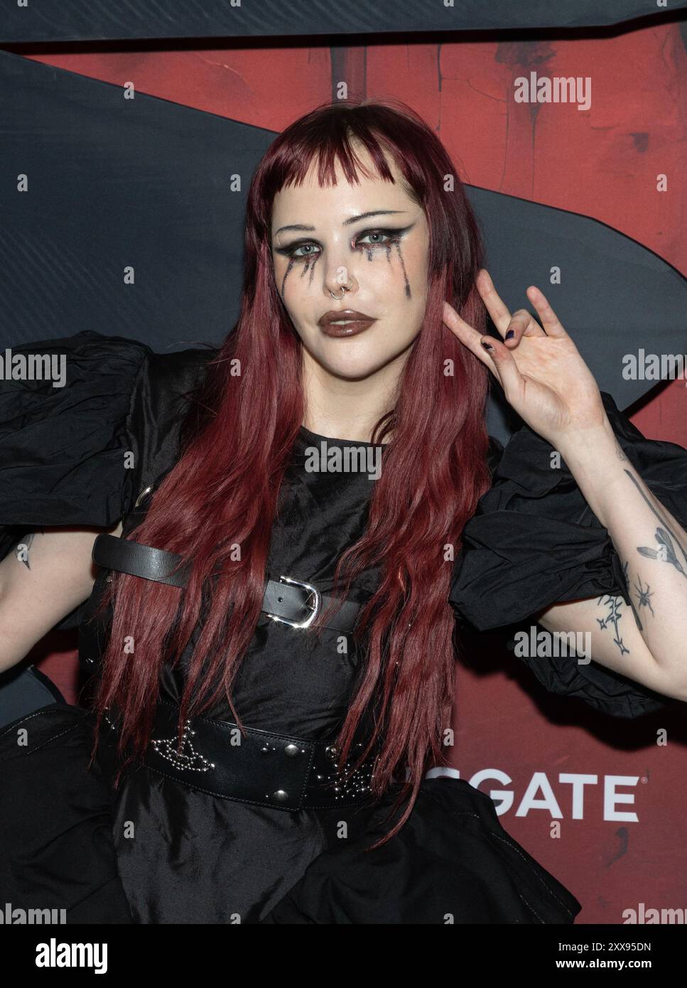 Alice Glass attends 'The Crow' by Lionsgate world premiere at The ...