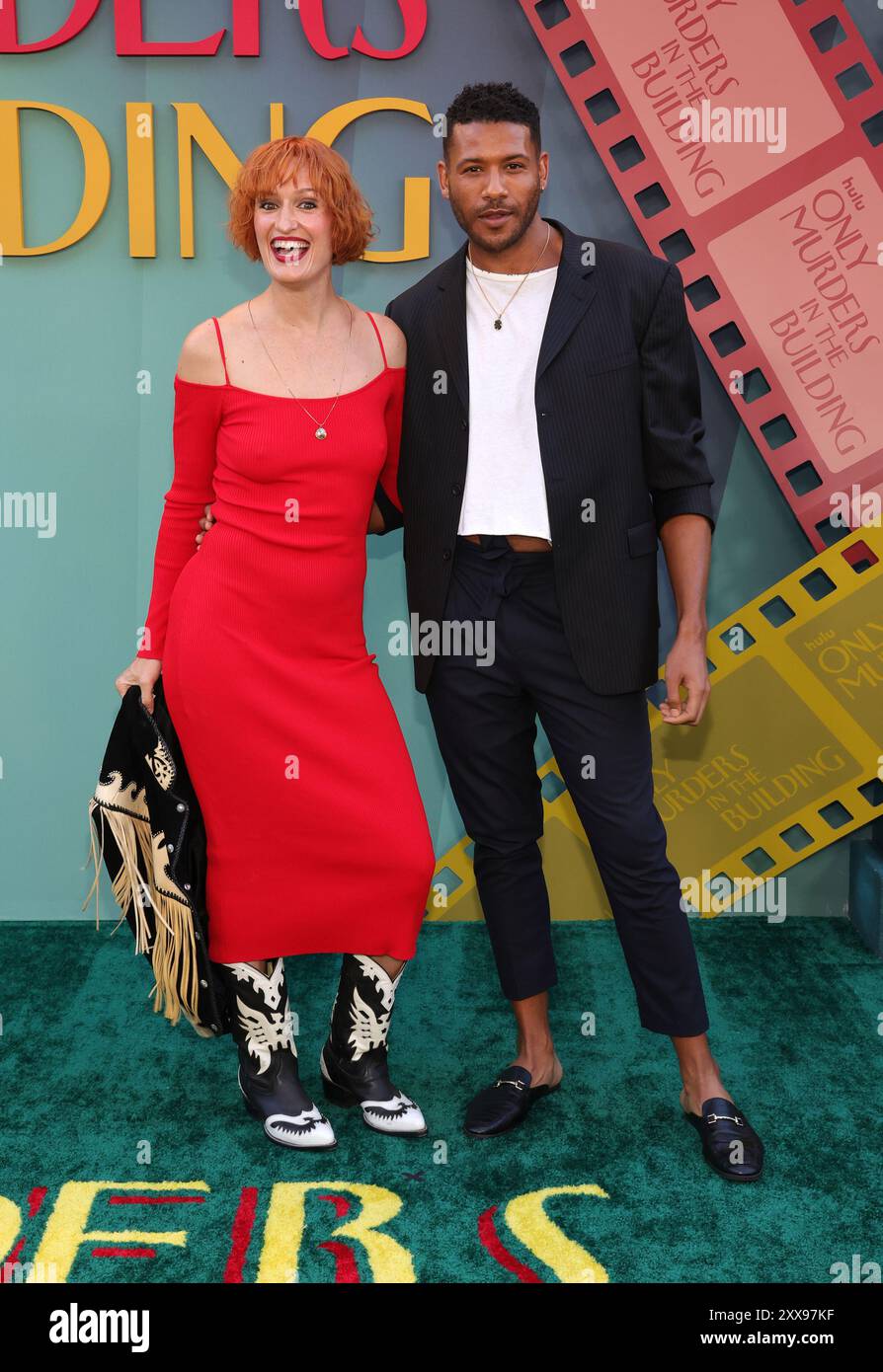 Los Angeles, Ca. 22nd Aug, 2024. Breeda Wool, Jeffrey Bower-Chapman at ...