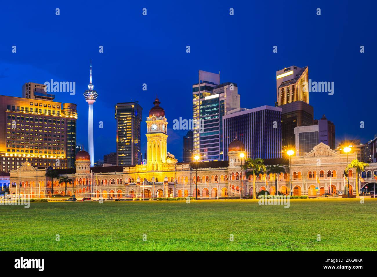 Sultan Abdul Samad building at Dataran Merdeka in Kuala Lumpur ...