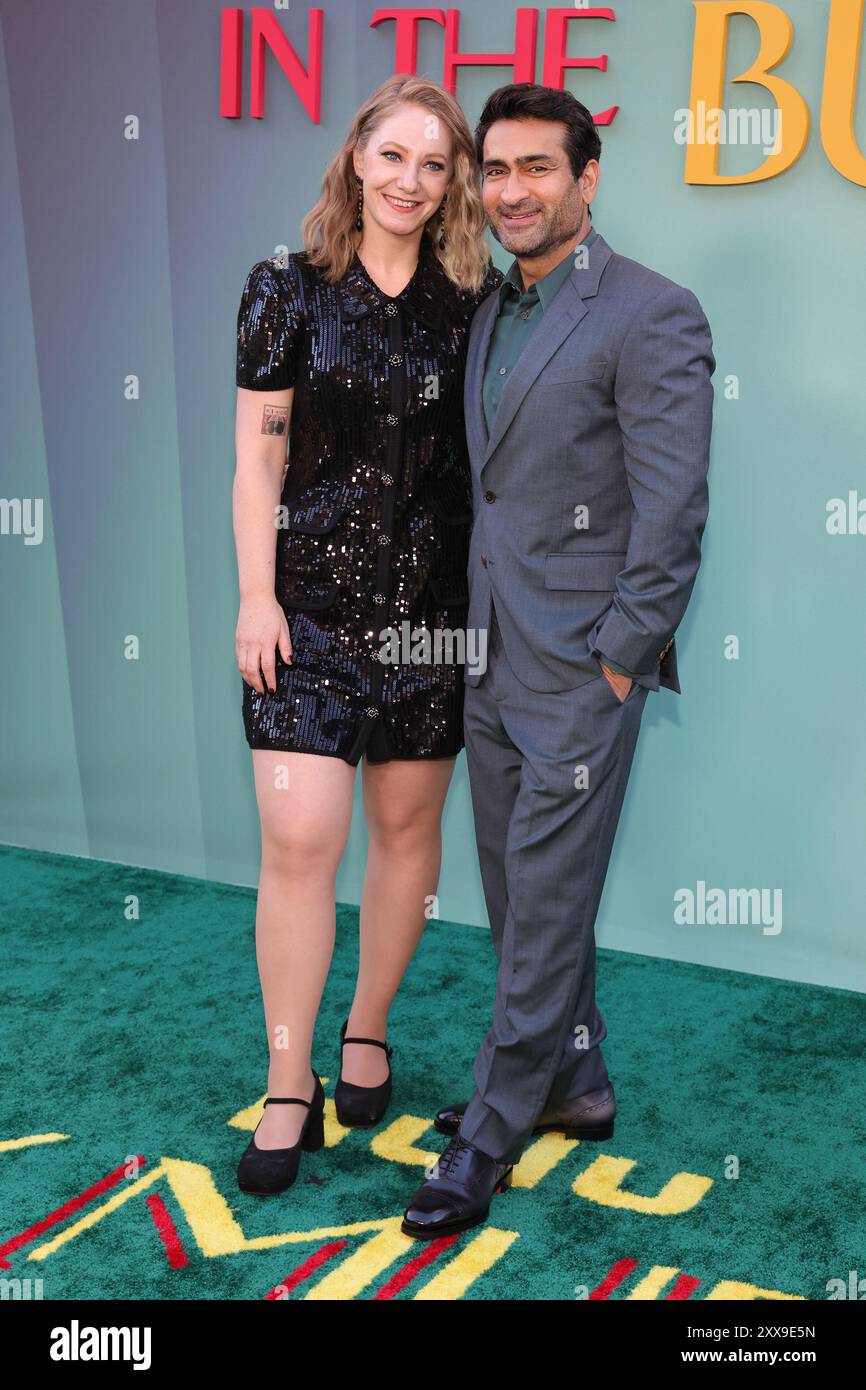Los Angeles, Ca. 22nd Aug, 2024. Emily V. Gordon, Kumail Nanjiani at ...