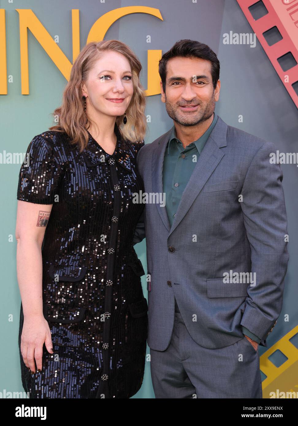 Los Angeles, Ca. 22nd Aug, 2024. Emily V. Gordon, Kumail Nanjiani at ...