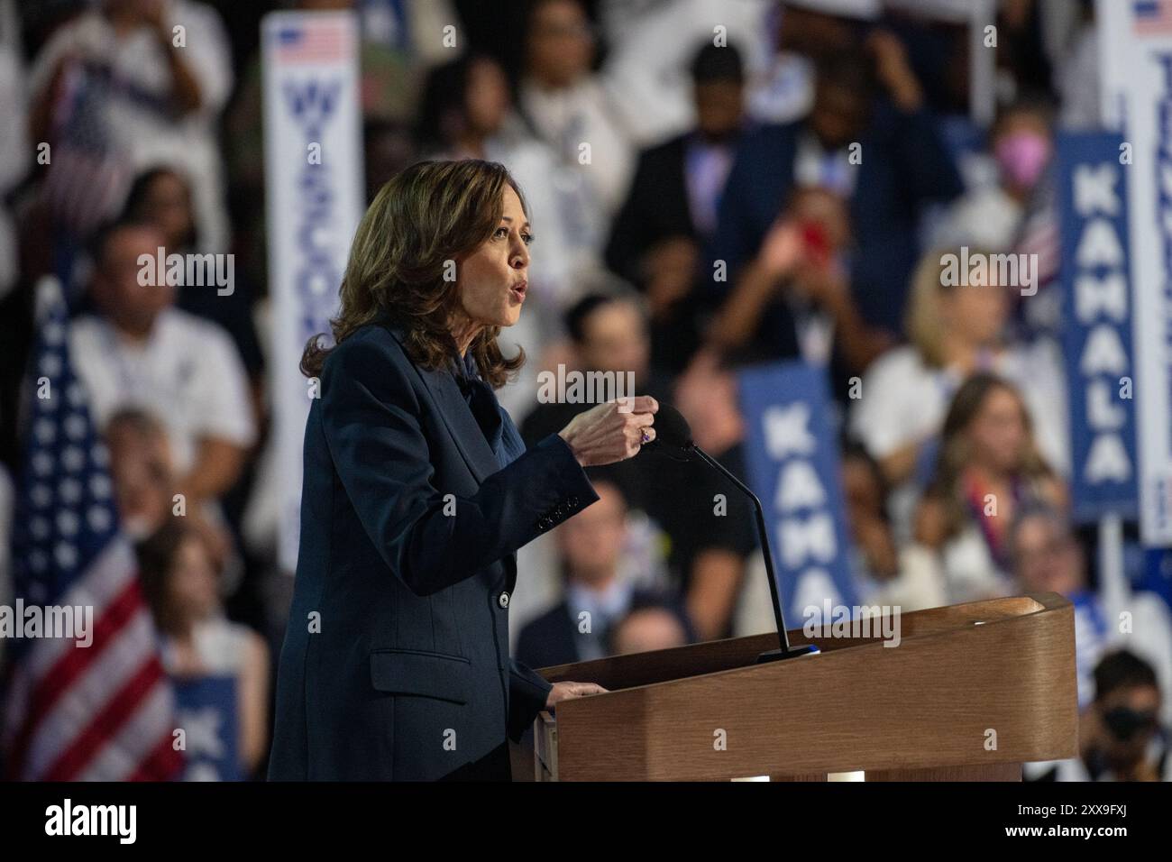 United States Vice President Kamala Harris, the 2024 Democratic Party ...