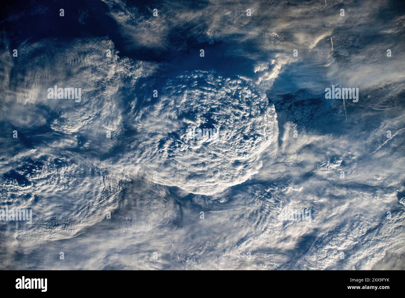 Cloud and cloudscape in Planet Earth's atmosphere - digital enhancement ...