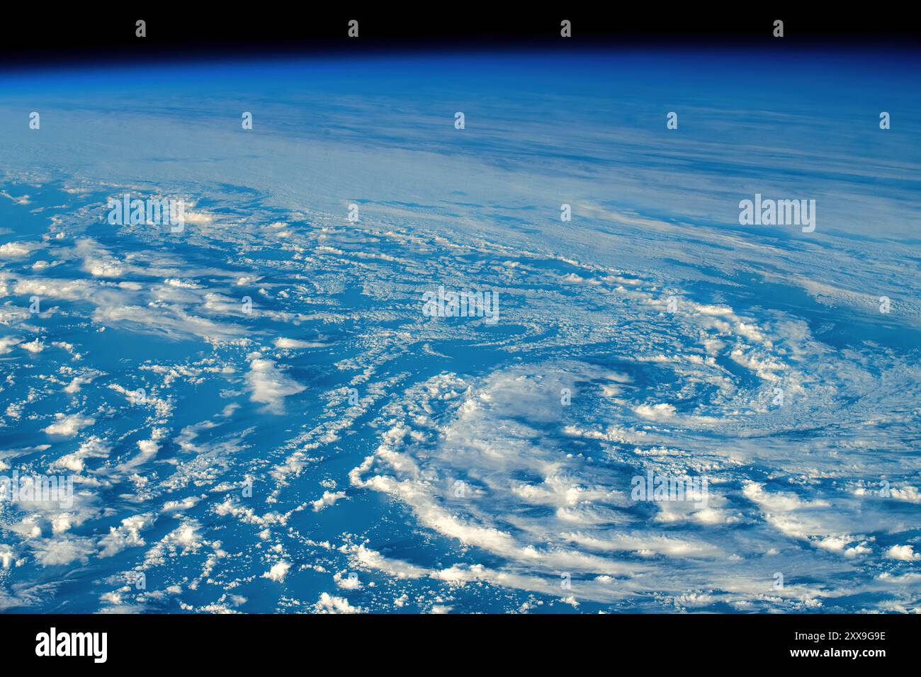 Cloud and cloudscape in Planet Earth's atmosphere - digital enhancement ...