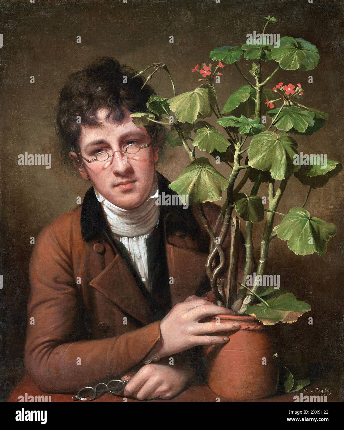 Rembrandt Peale American artist) - Rubens Peale with a Geranium - 1801 ...