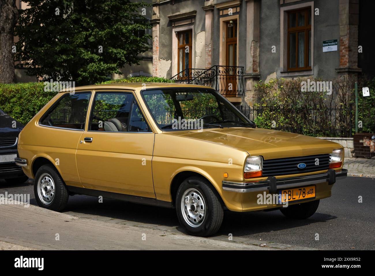 Boleslawiec, Poland - August 15, 2024: Old vintage car Ford Fiesta Mk1 ...
