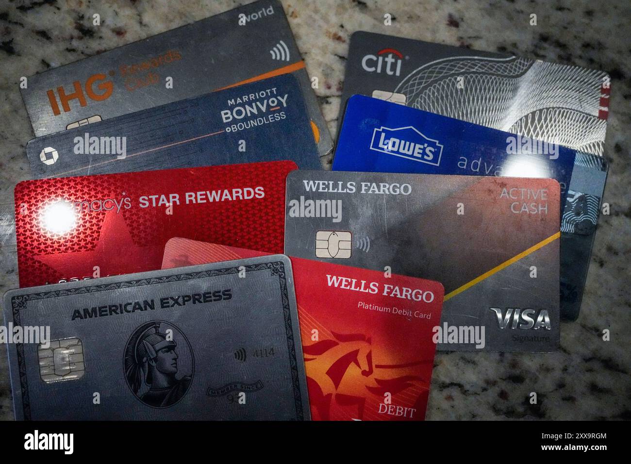 FILE - Credit cards are shown, Jan. 18, 2024, in Atlanta. (AP Photo ...