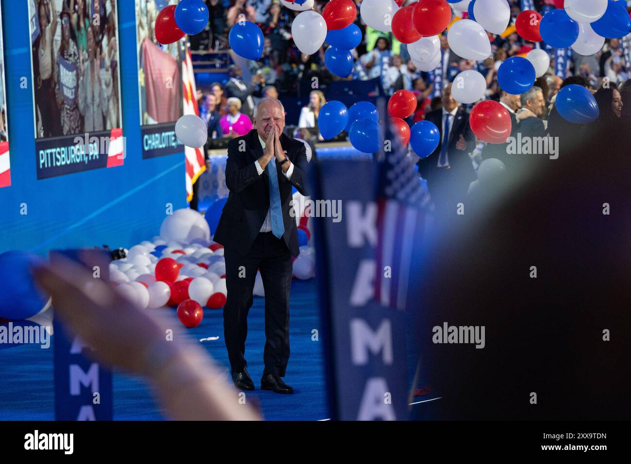 Governor Tim Walz (Democrat of Minnesota), the 2024 Democratic Party ...