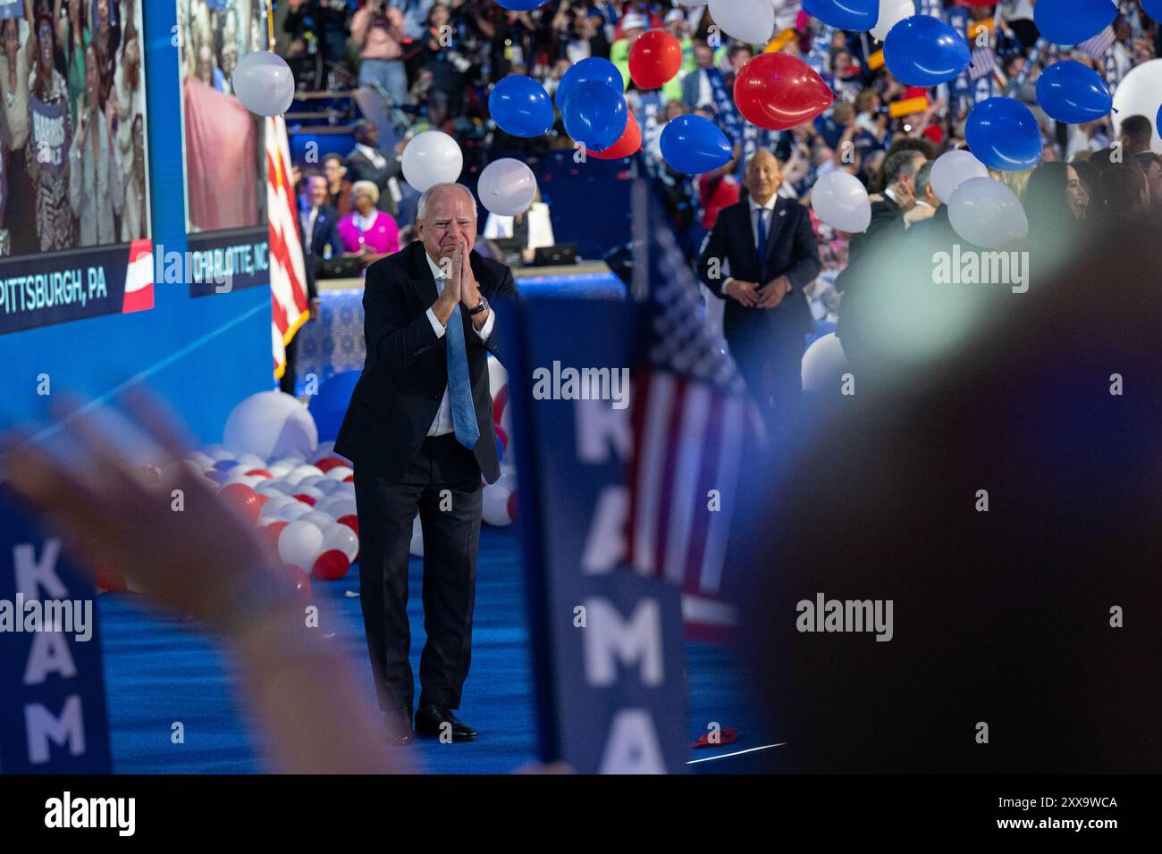 Governor Tim Walz (Democrat of Minnesota), the 2024 Democratic Party ...