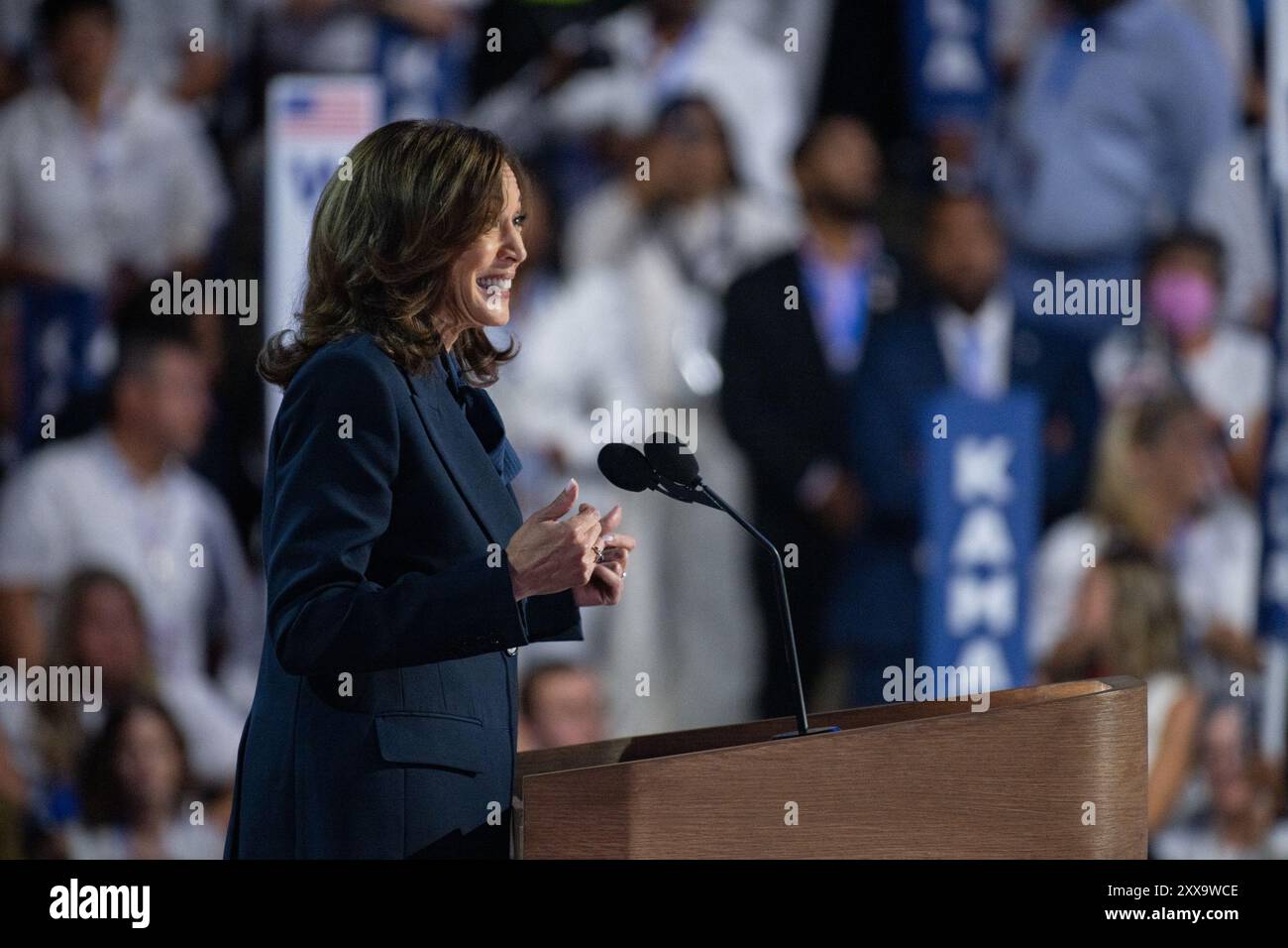 United States Vice President Kamala Harris, the 2024 Democratic Party ...