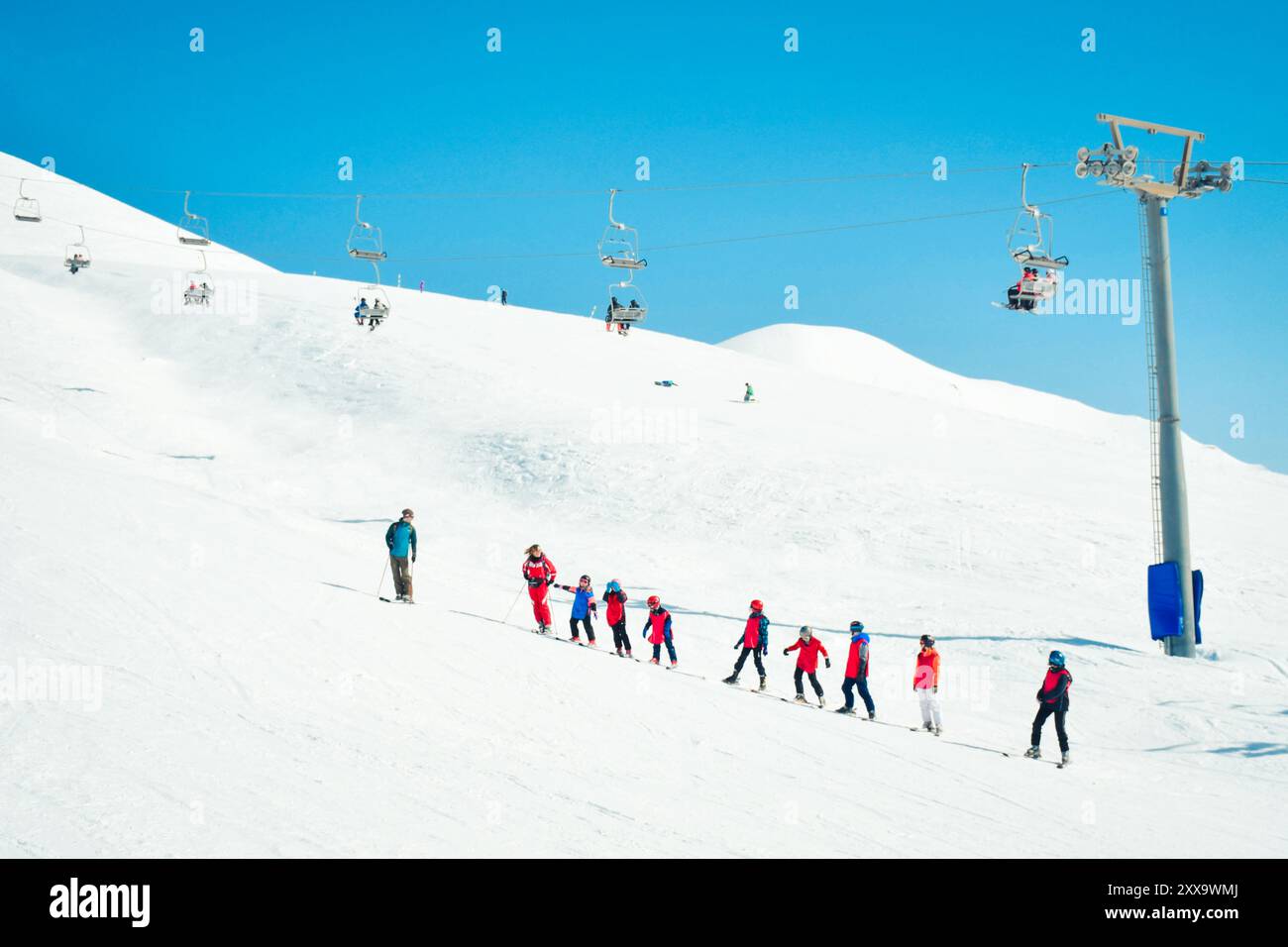 Ski instructor training track hi-res stock photography and images - Alamy